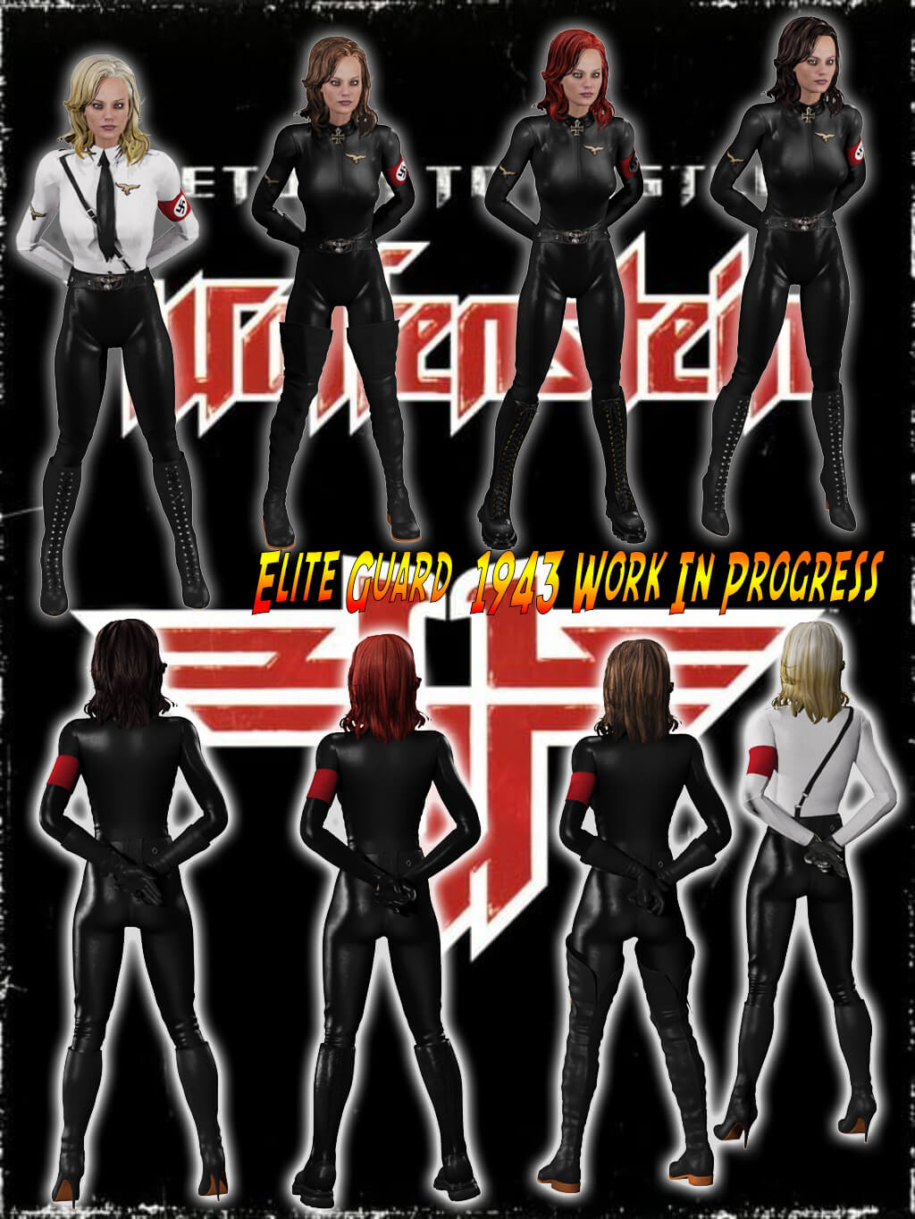 Elite Guard Wolfenstein - Free Daz Content by Jibicoco
