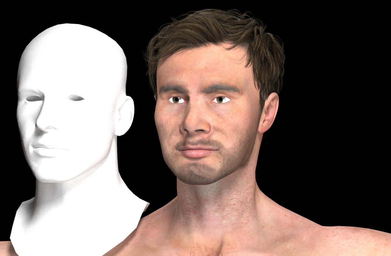 Indiana Jones Base Mesh Michael 3 of Daz3D - Free Daz Content by Jibicoco