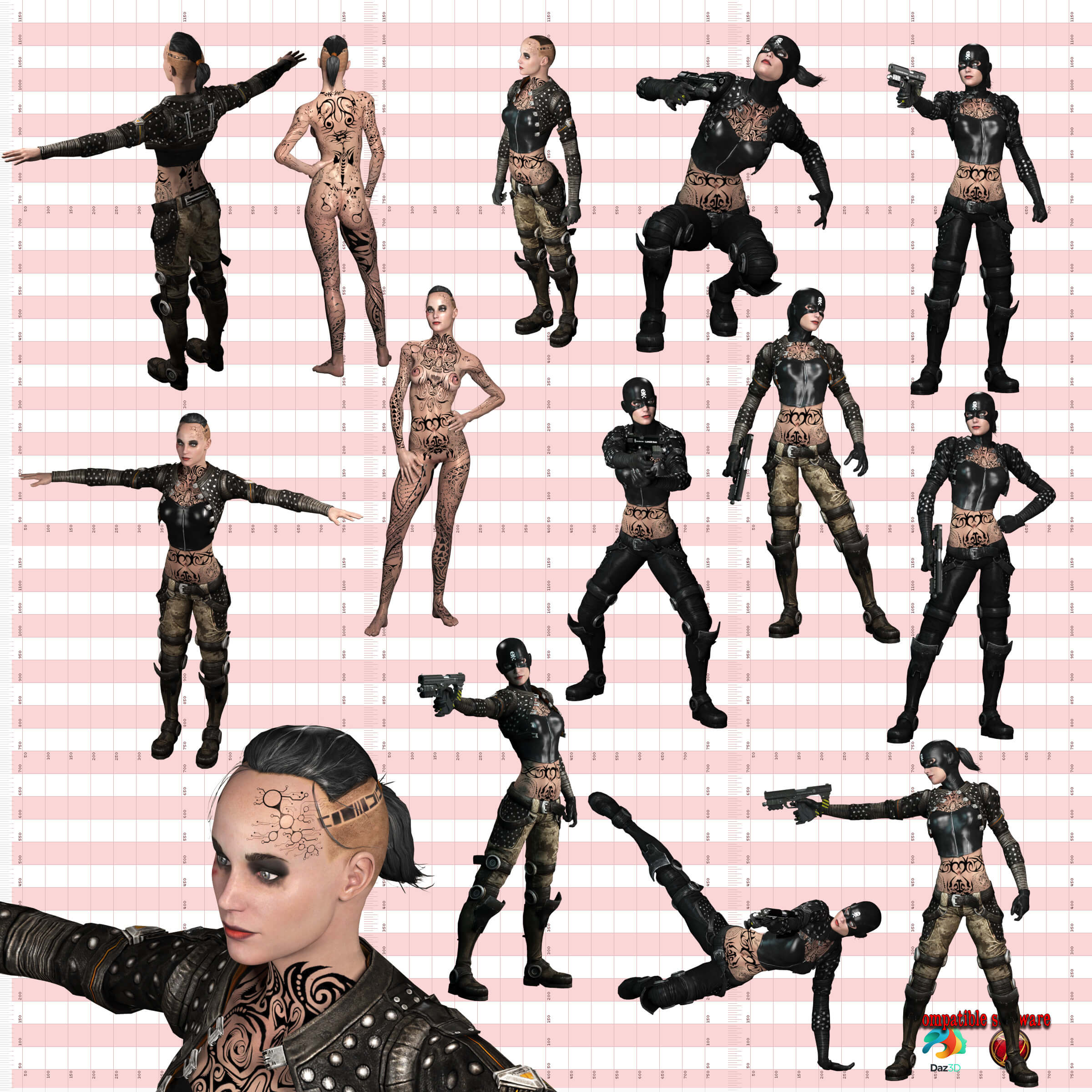 Jack a Space Pirate, Compatible DAZ3D Poser11 - Free Daz Content by Jibicoco