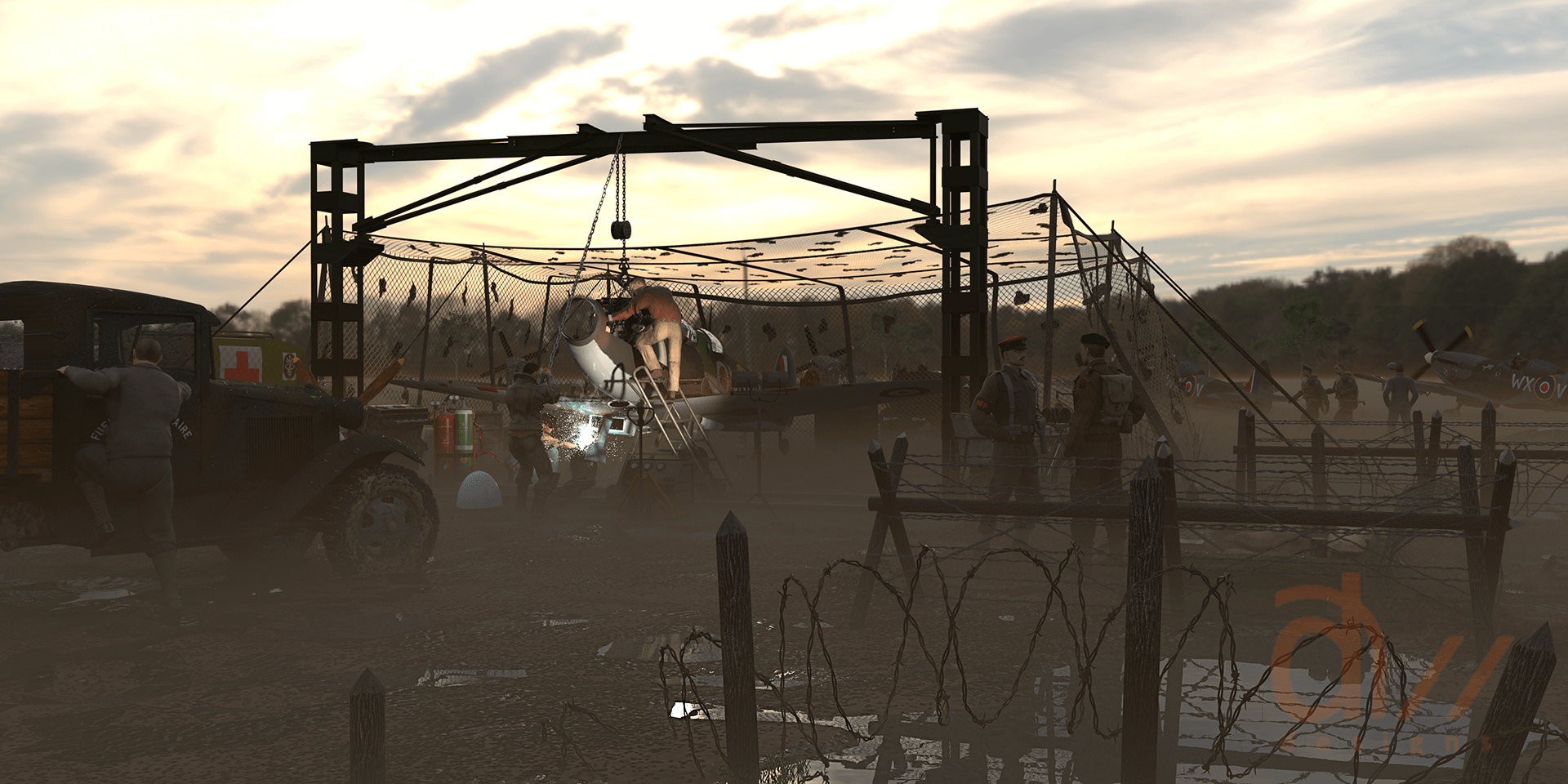 RAF Pilot Base Mesh Michael 3 of DAZ3D Compatible with Poser - Free Daz ...