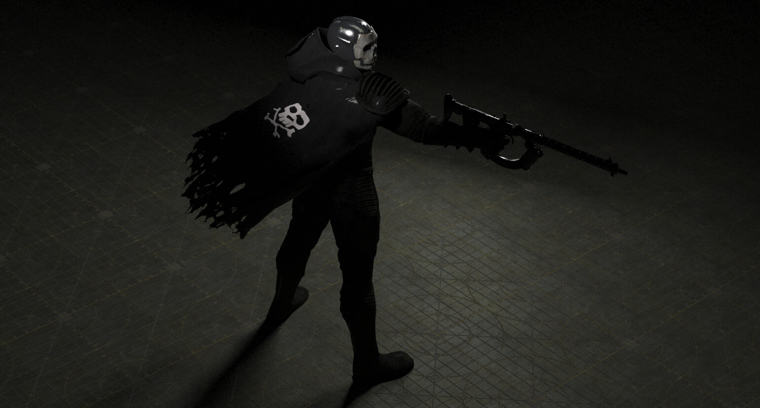 Space Pirate Standalone Character Compatible Poser & DAZ by Jibicoco