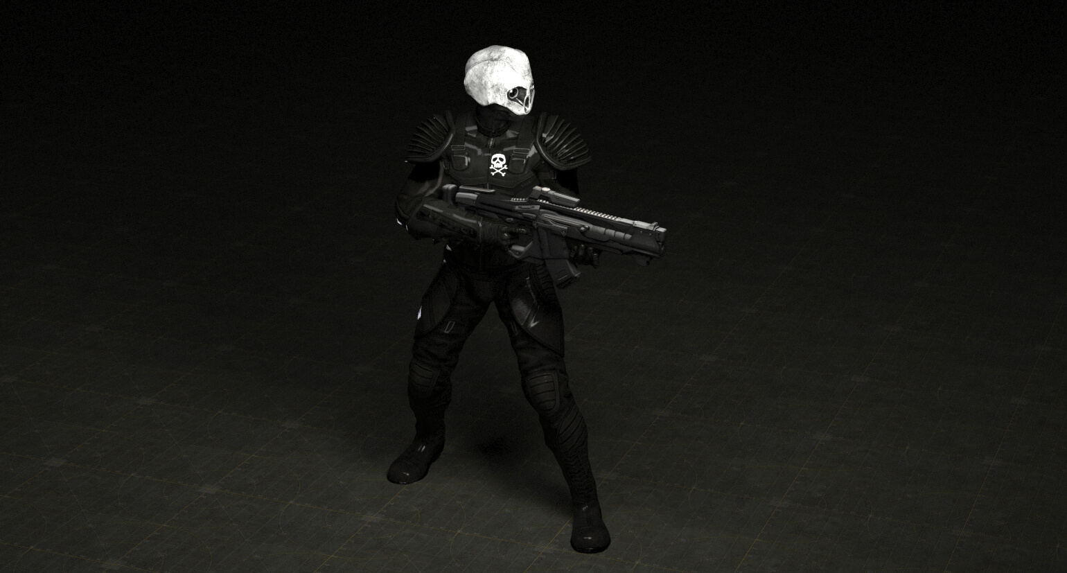 Space Pirate Standalone Character Compatible Poser & DAZ by Jibicoco