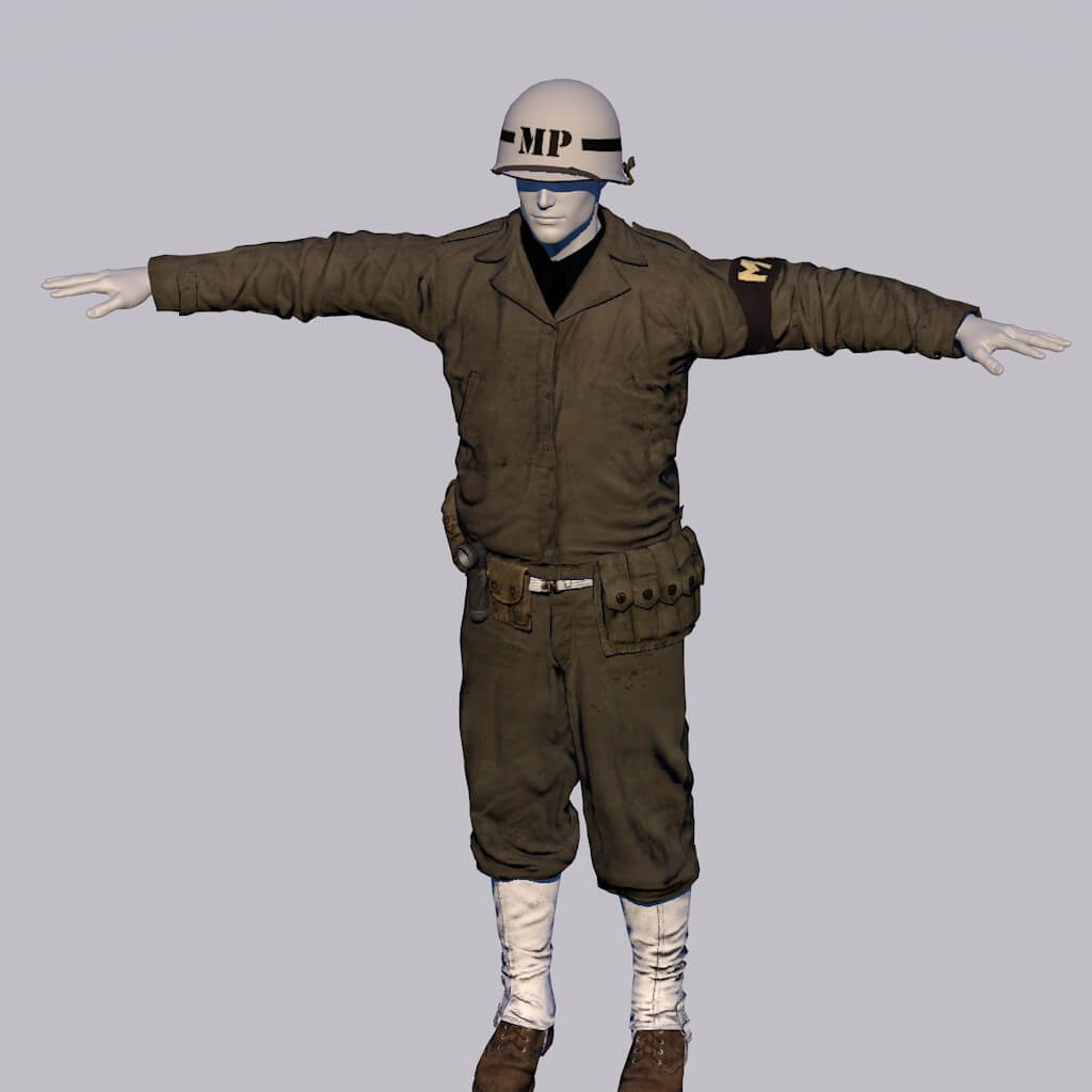 US Ranger's World War 2 Michael 3 of DAZ3D Standalone Charac - Free Daz ...