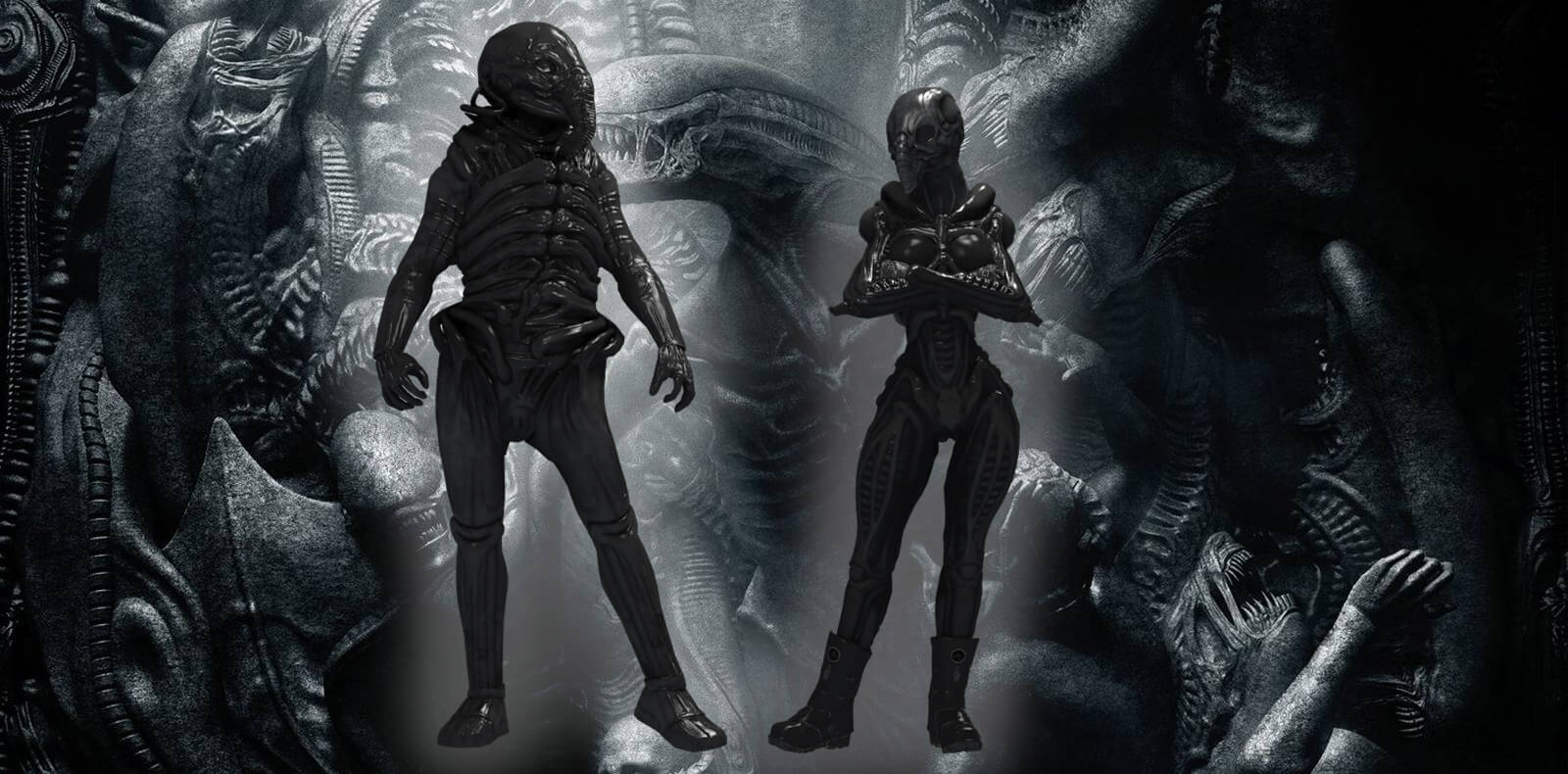 Xenomorphs Female, Space Jockey for Poser11+ DAZ3D - Free Daz Content ...