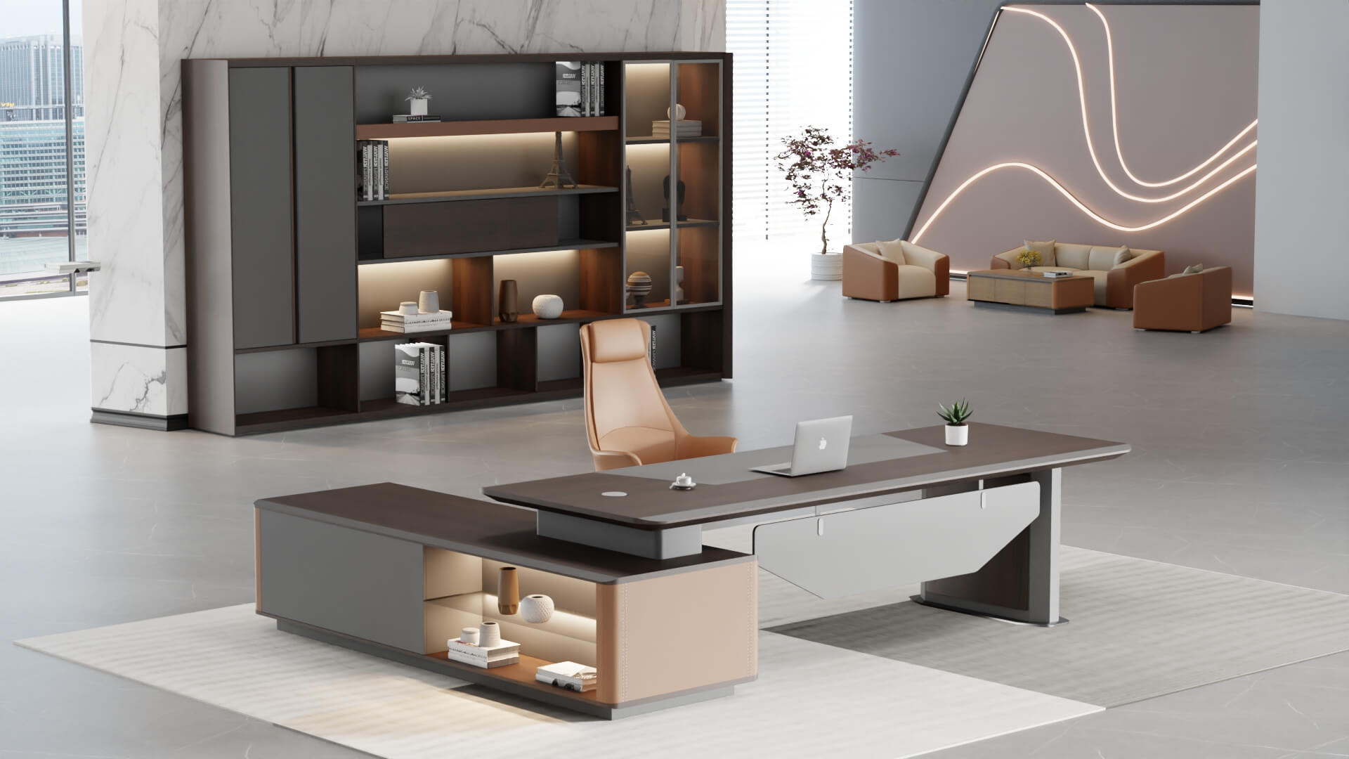 Blender 3D Modern Boss Office by JIEXI