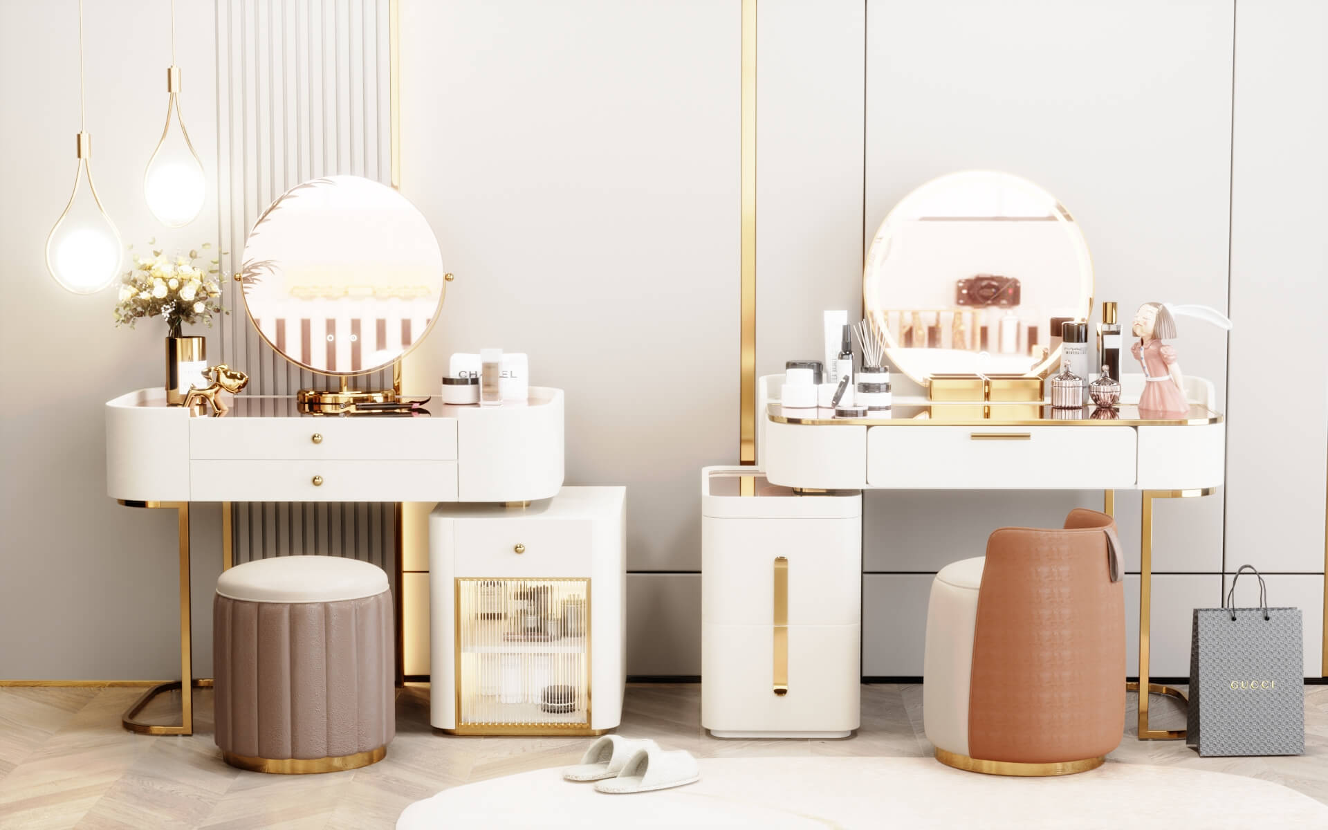 Blender 3D Modern Dressing Table by JIEXI