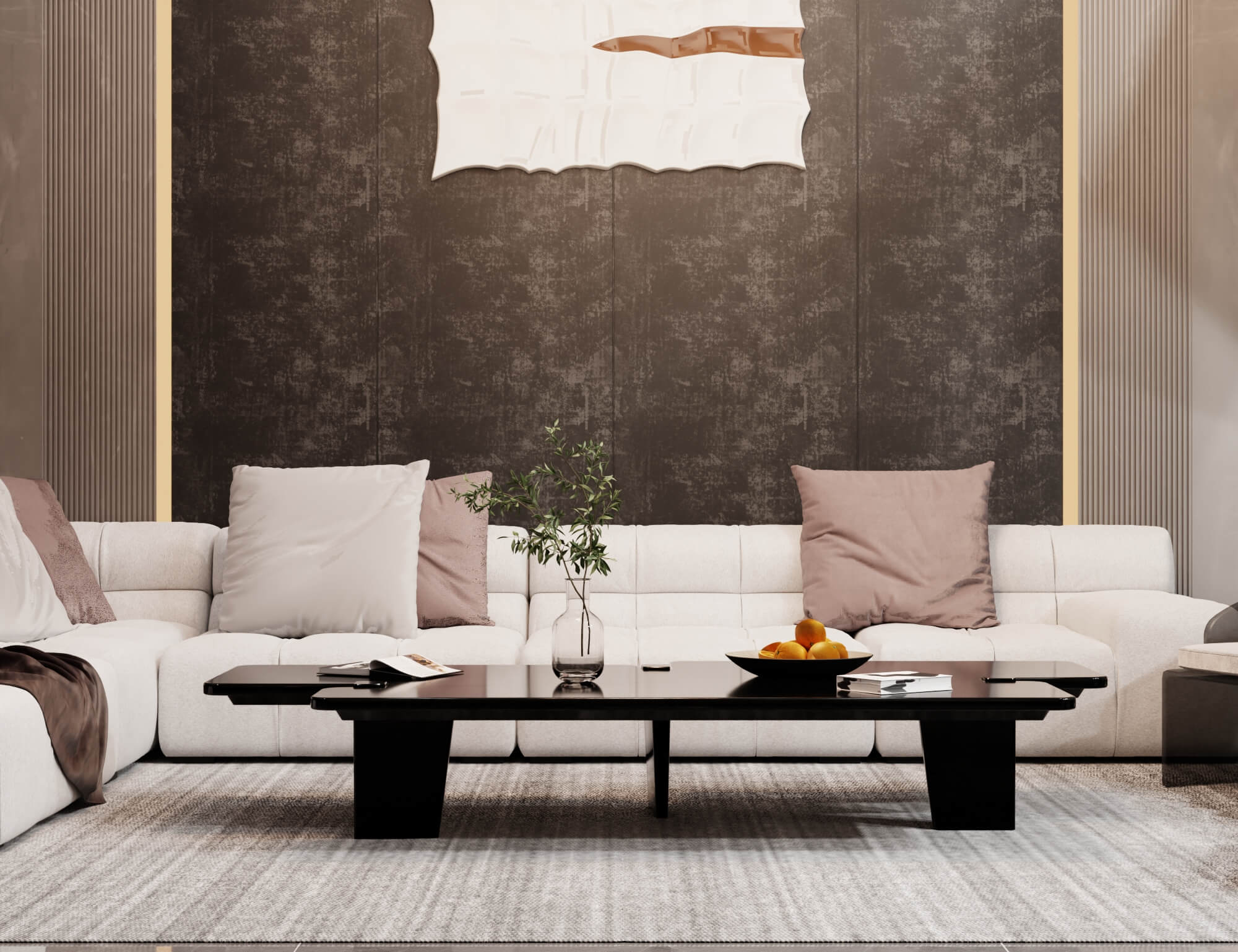 Modern Luxury Living Room Chandelier - 3D Model by JIEXI