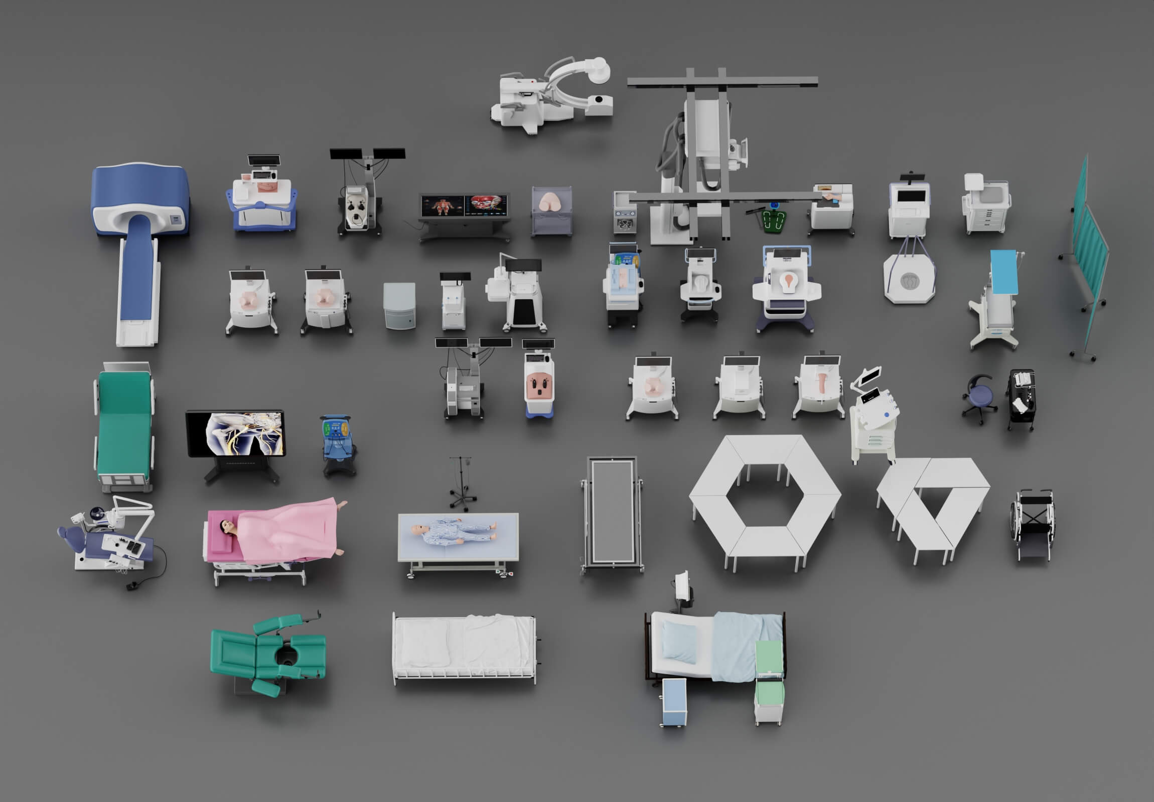 Modern Medical Equipment Blender 3D by JIEXI