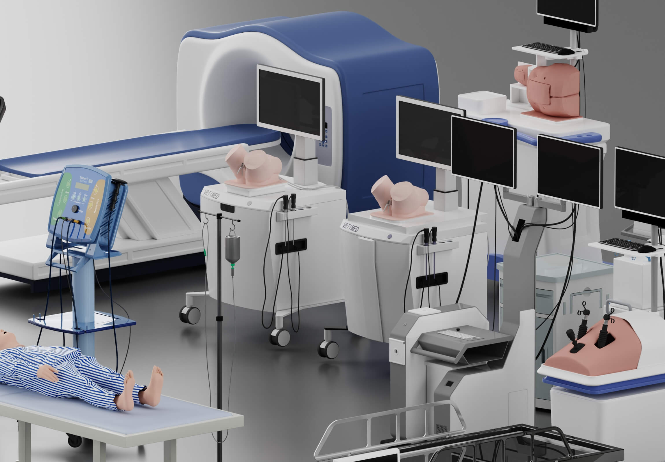 Modern Medical Equipment Blender 3D by JIEXI