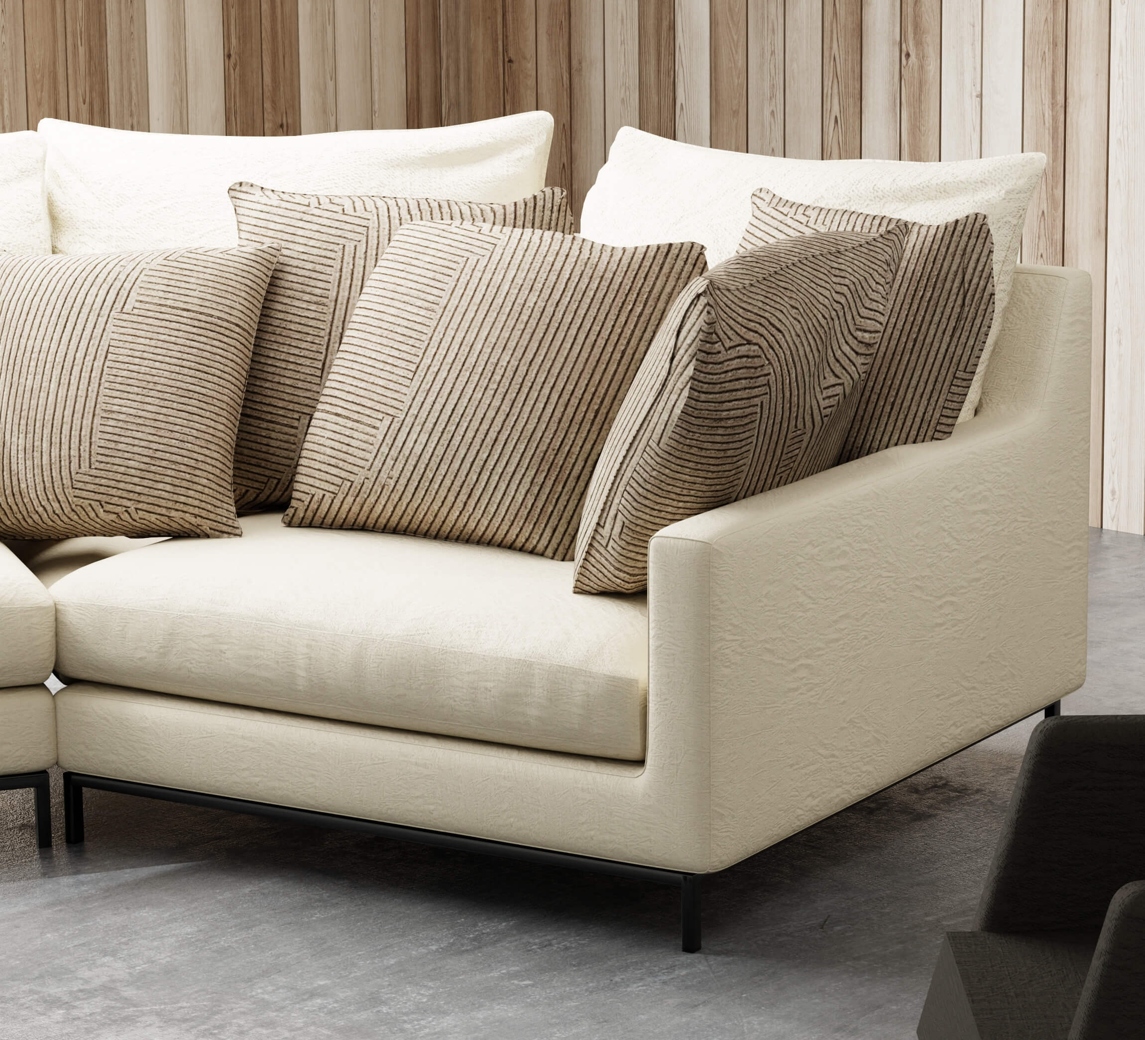 Modern Profile Interior Living Room - 3D Model by JIEXI
