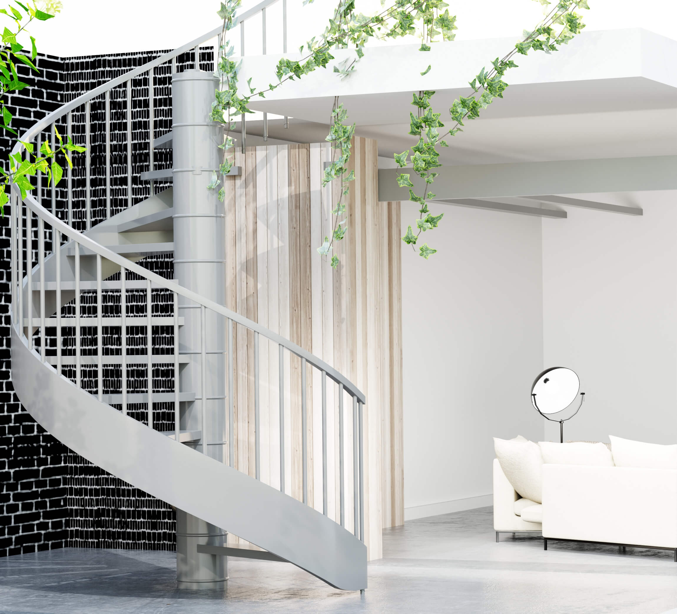 Modern Profile Interior Living Room - 3D Model by JIEXI