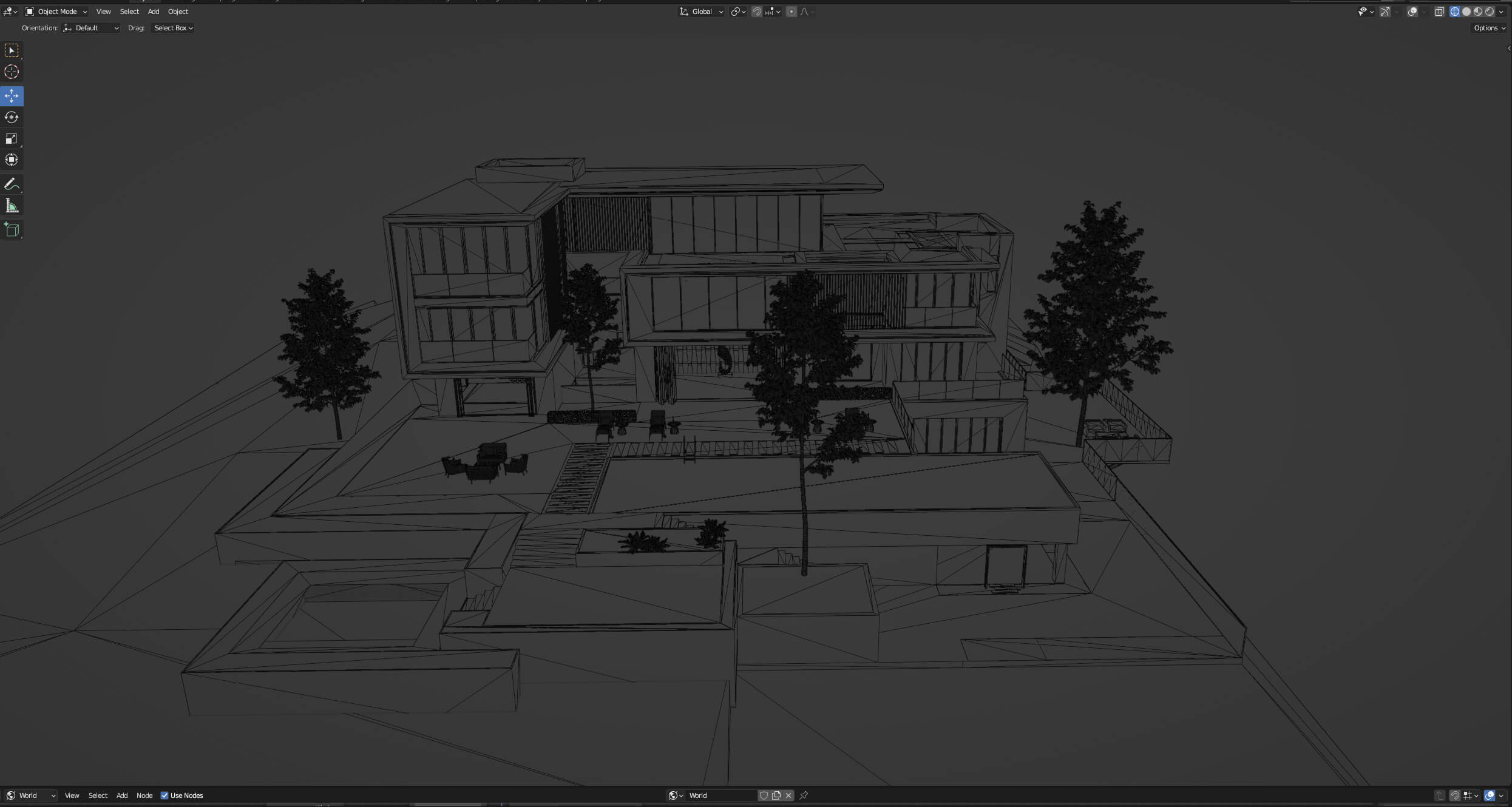 Modern Villa 2023 Blender 3d Model By Jiexi 
