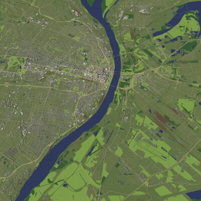 St. Louis Missouri USA City and Urban - 3D Model by Jinda