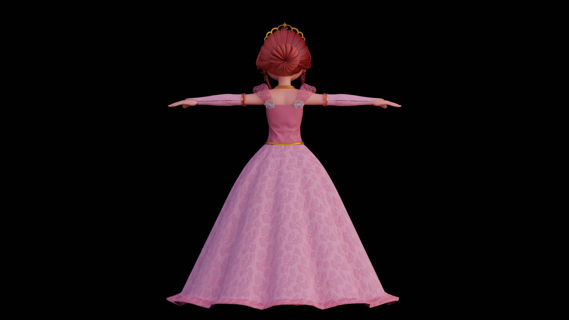 Disney Style Princess - 3D Model by jiten