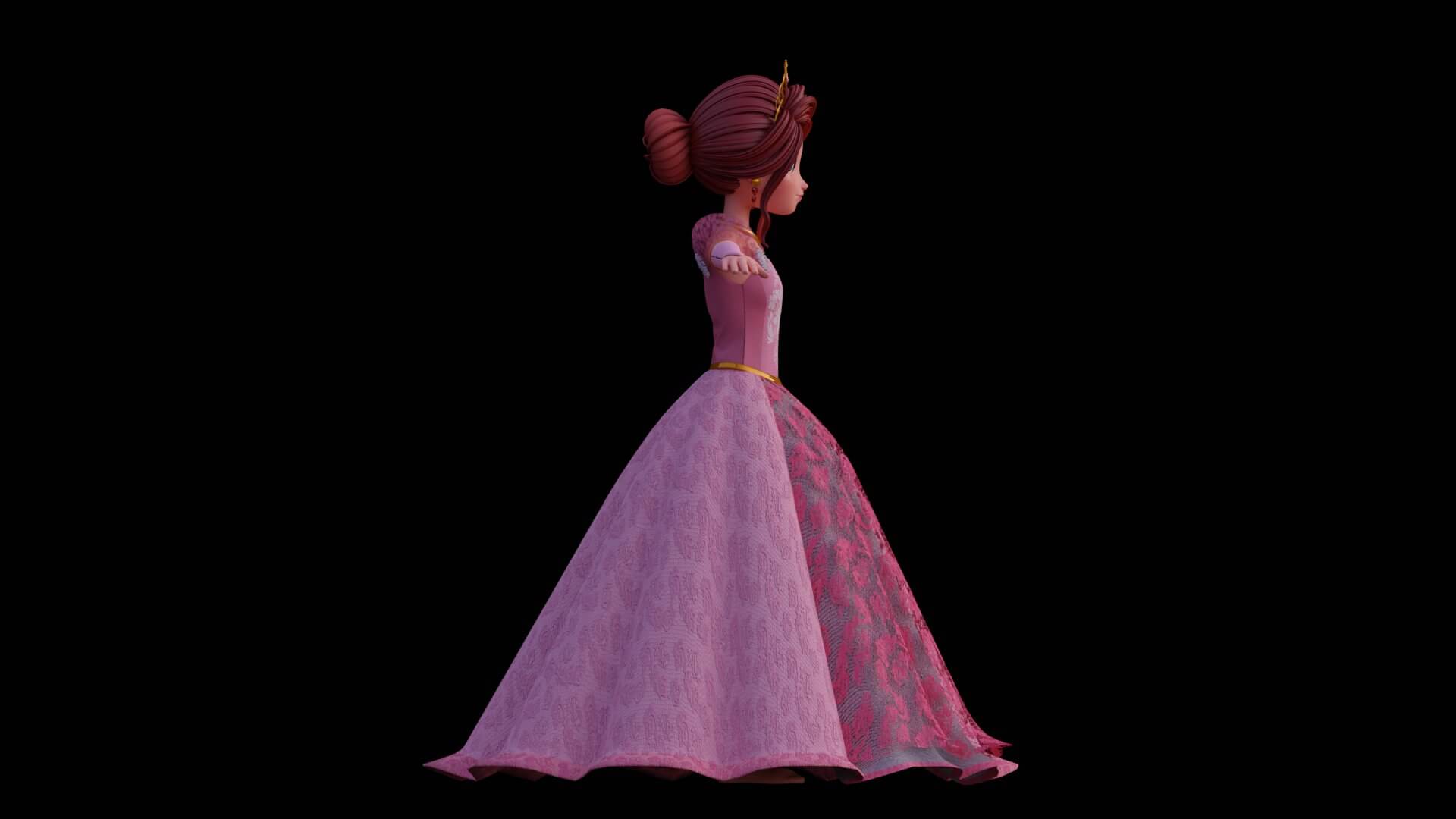 Disney Style Princess - 3D Model by jiten