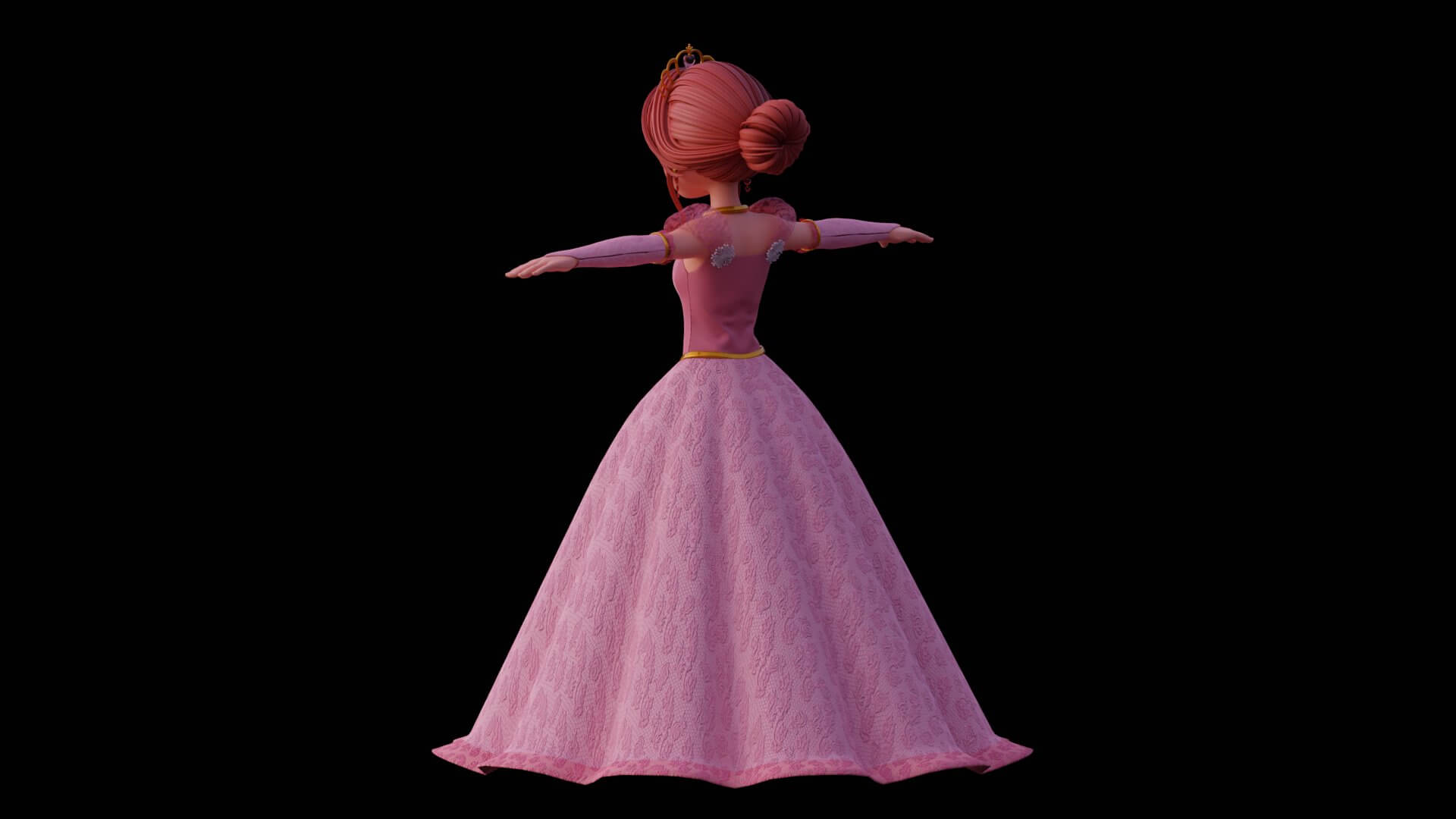 Disney Style Princess - 3D Model by jiten