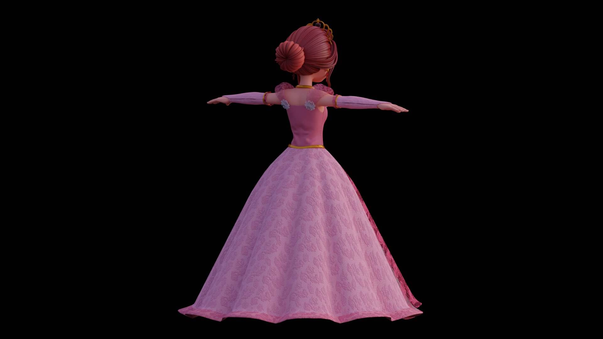 Disney Style Princess - 3D Model by jiten