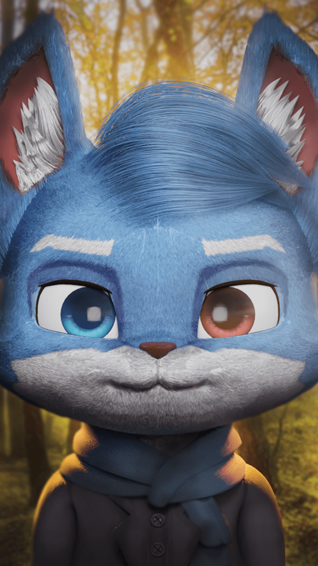 Mr.Fox 3D Render, Digital Art by jiten