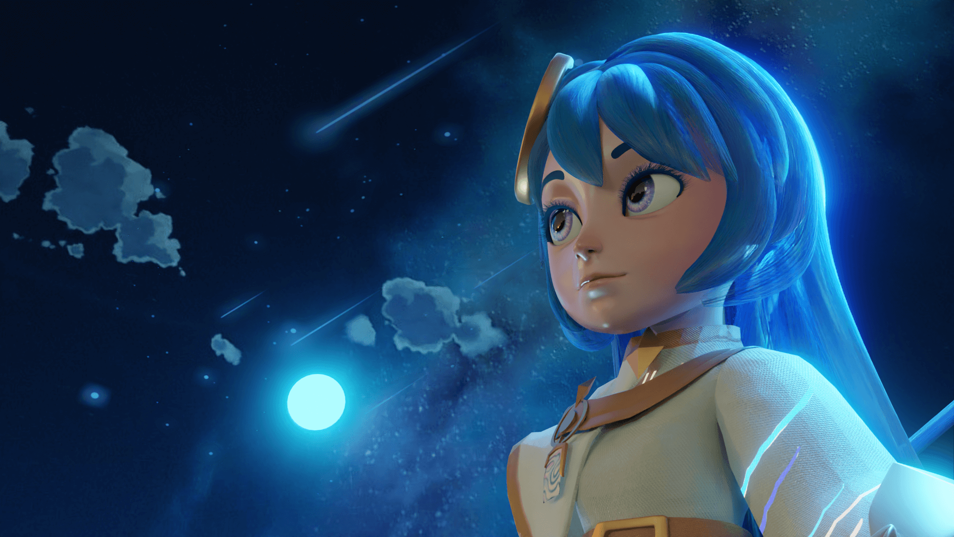 Stars 3D Render, Digital Art by jiten