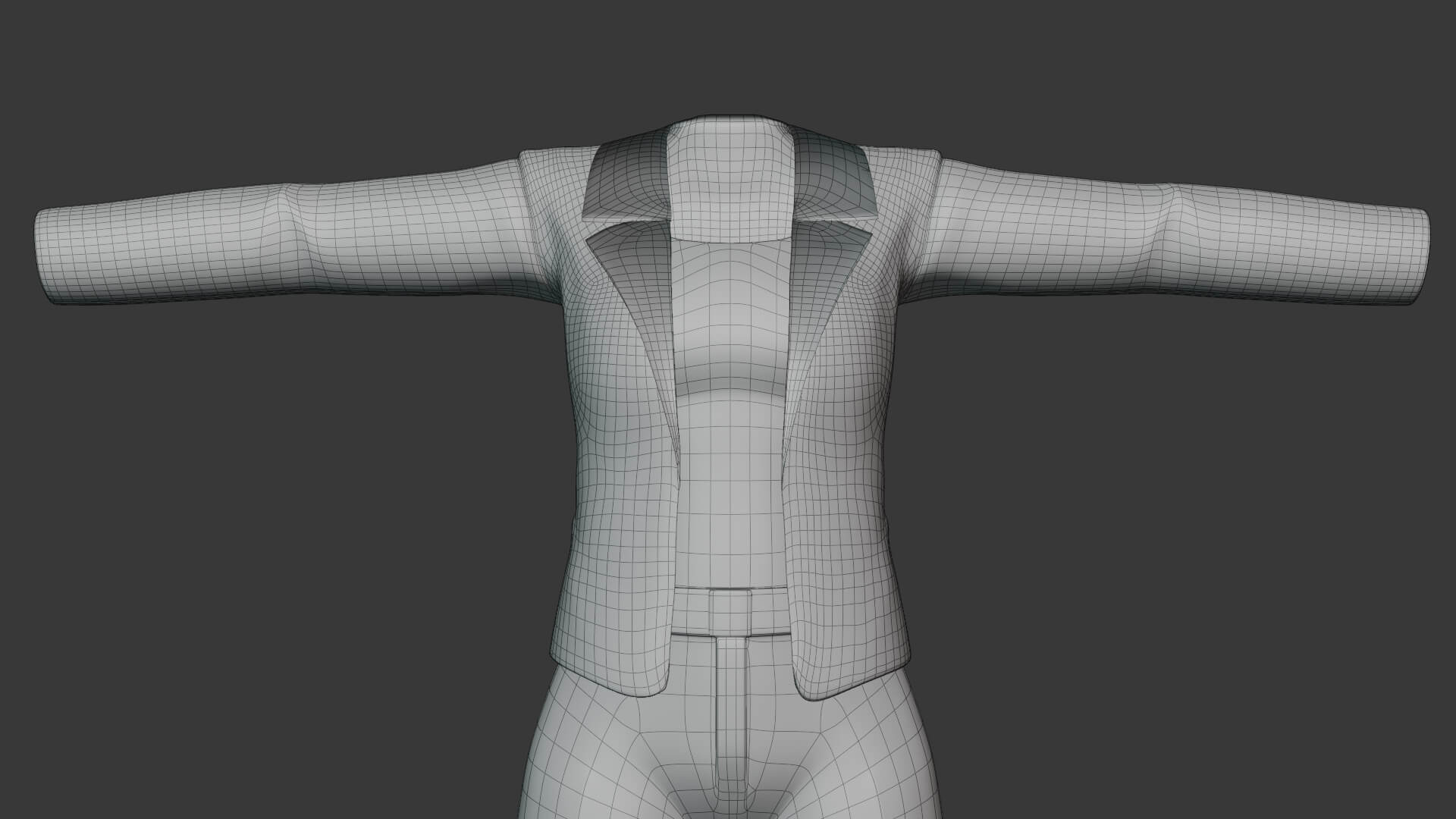 Office Clothes Set - 3D Model by jiten