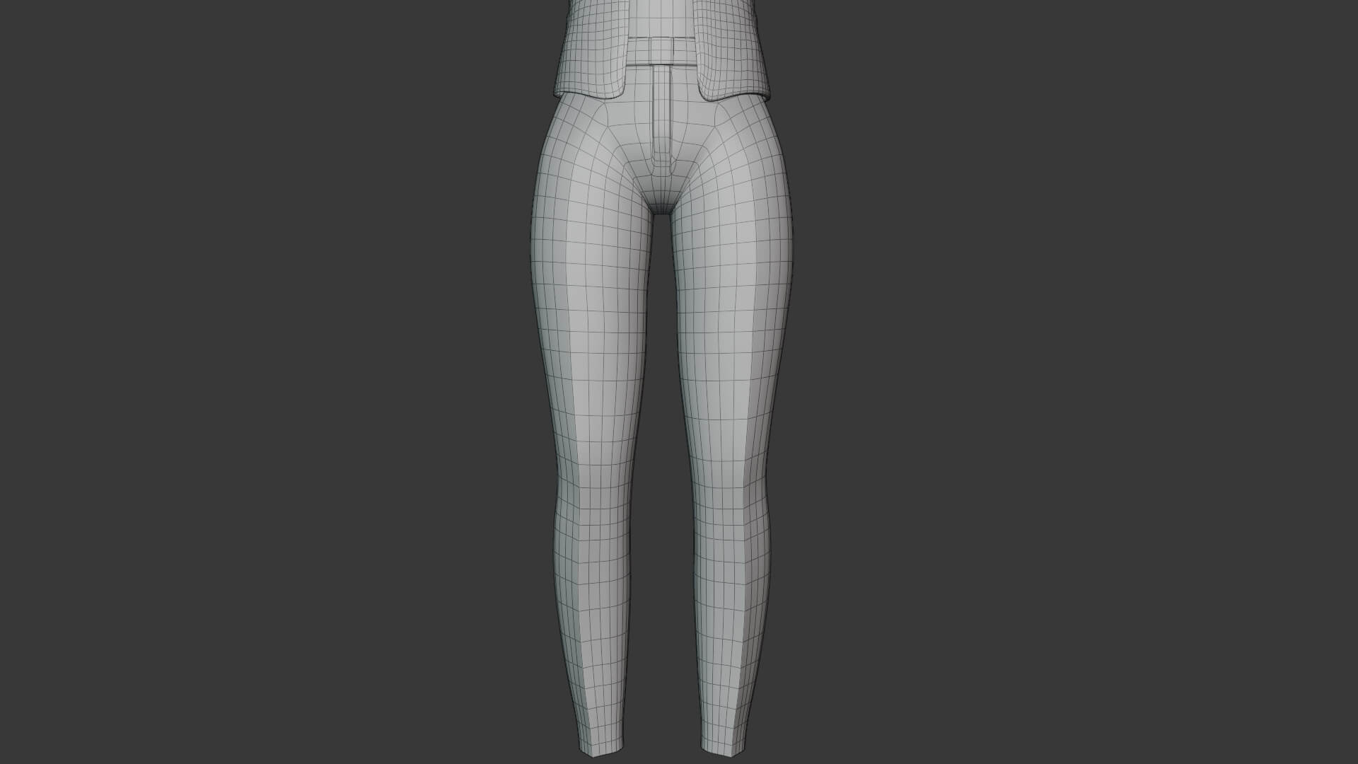 Office Clothes Set - 3D Model by jiten