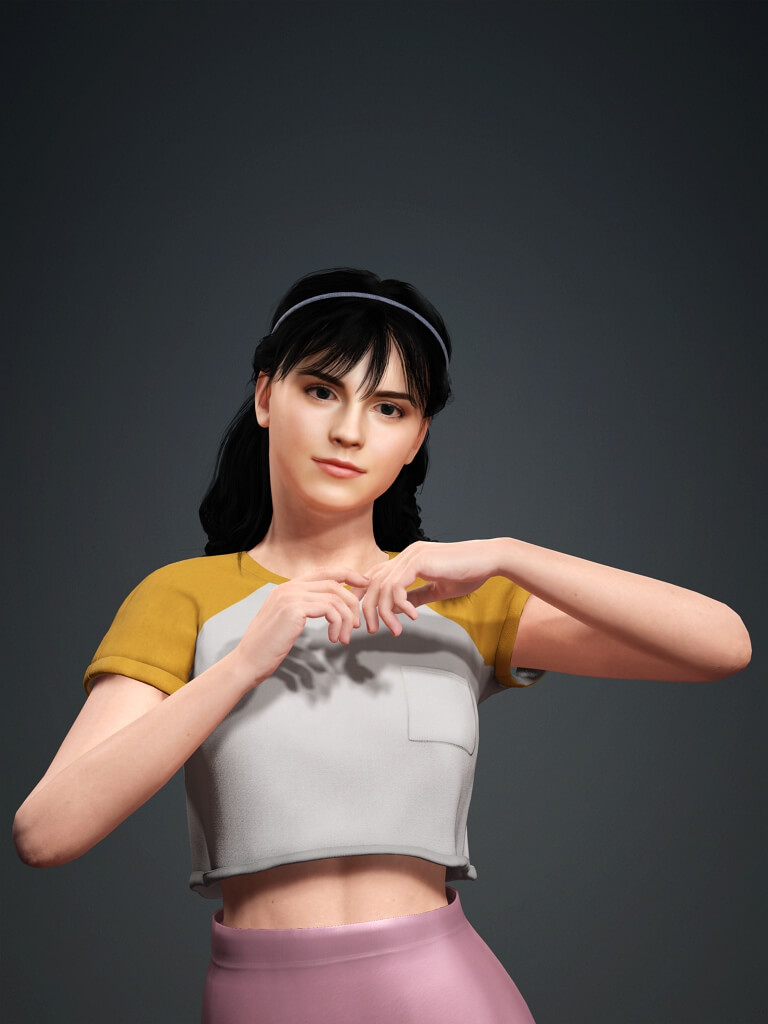 Emma waston 3D Render | RenderHub Gallery