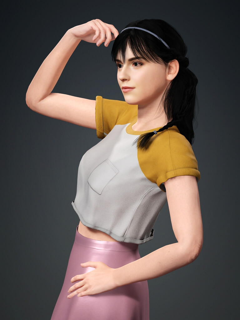 Emma waston 3D Render | RenderHub Gallery