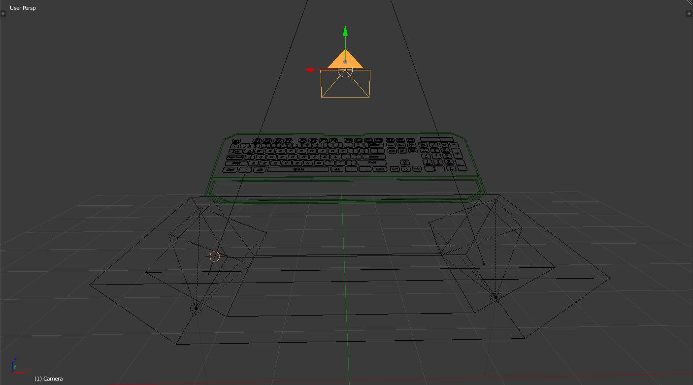 Hologram Keyboard - 3D Model by jj_shadowwolf