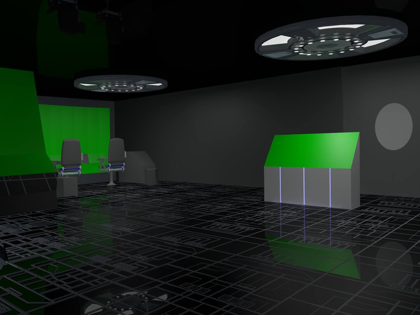 Command Center - 3D Model by jj_shadowwolf