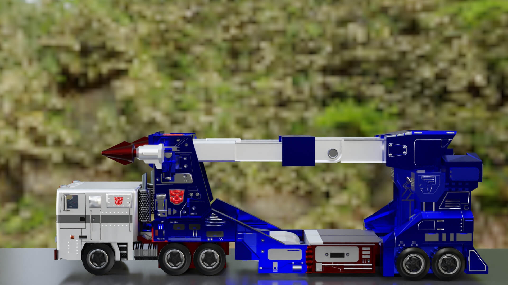 Masterpiece Ultra Magnus 3D Render, Digital Art by jj_shadowwolf