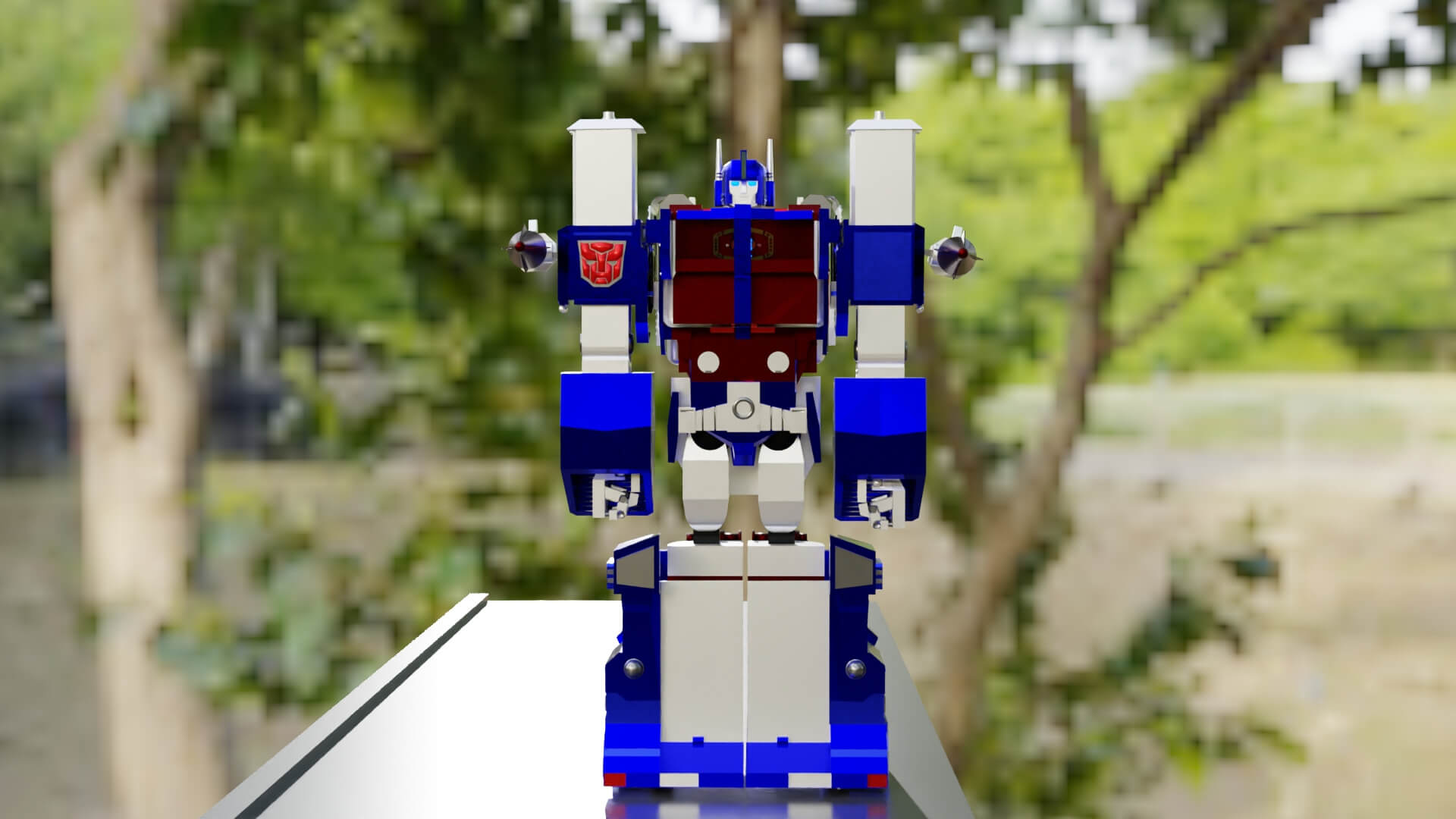 Masterpiece Ultra Magnus 3D Render, Digital Art by jj_shadowwolf