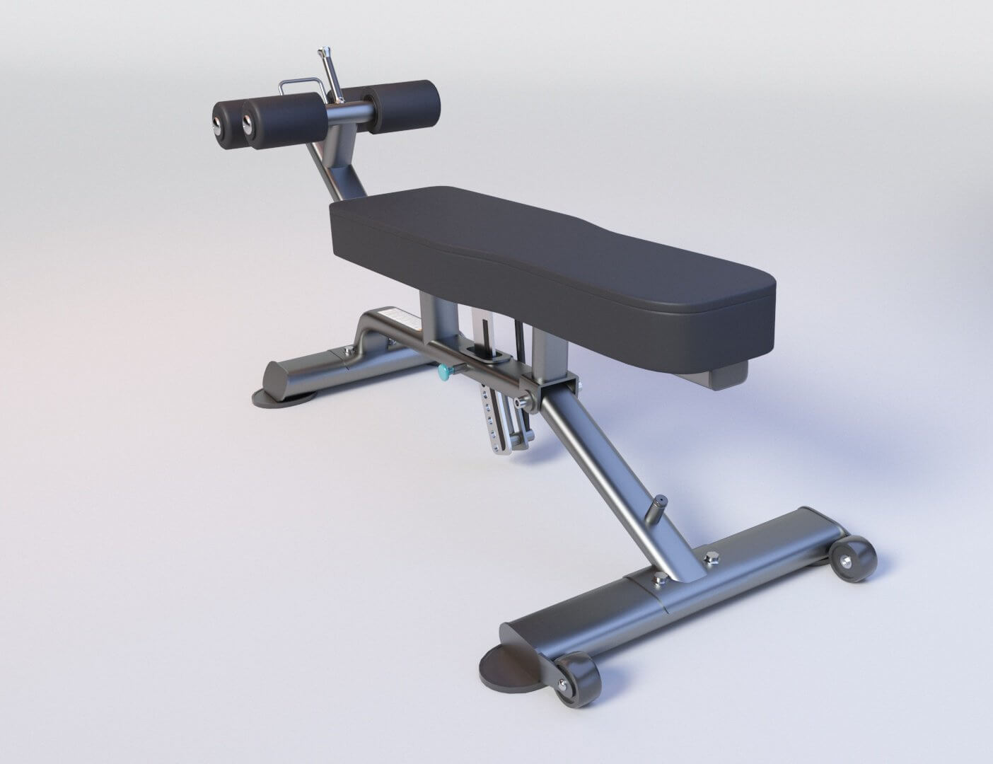 Abdominal - Decline Bench 3D Model by jk3dstudio