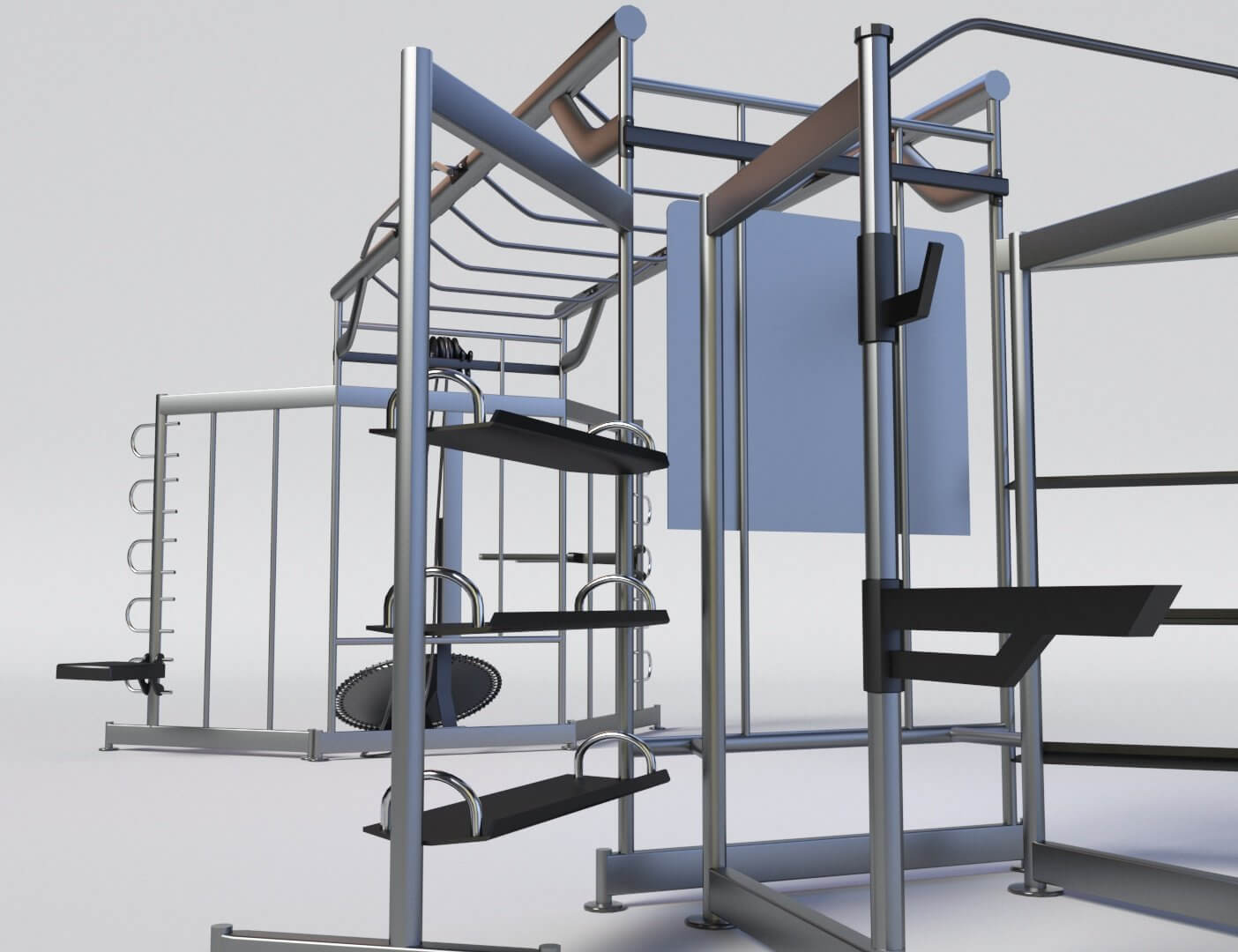 Atlas Group Training System - Free 3D Model by jk3dstudio