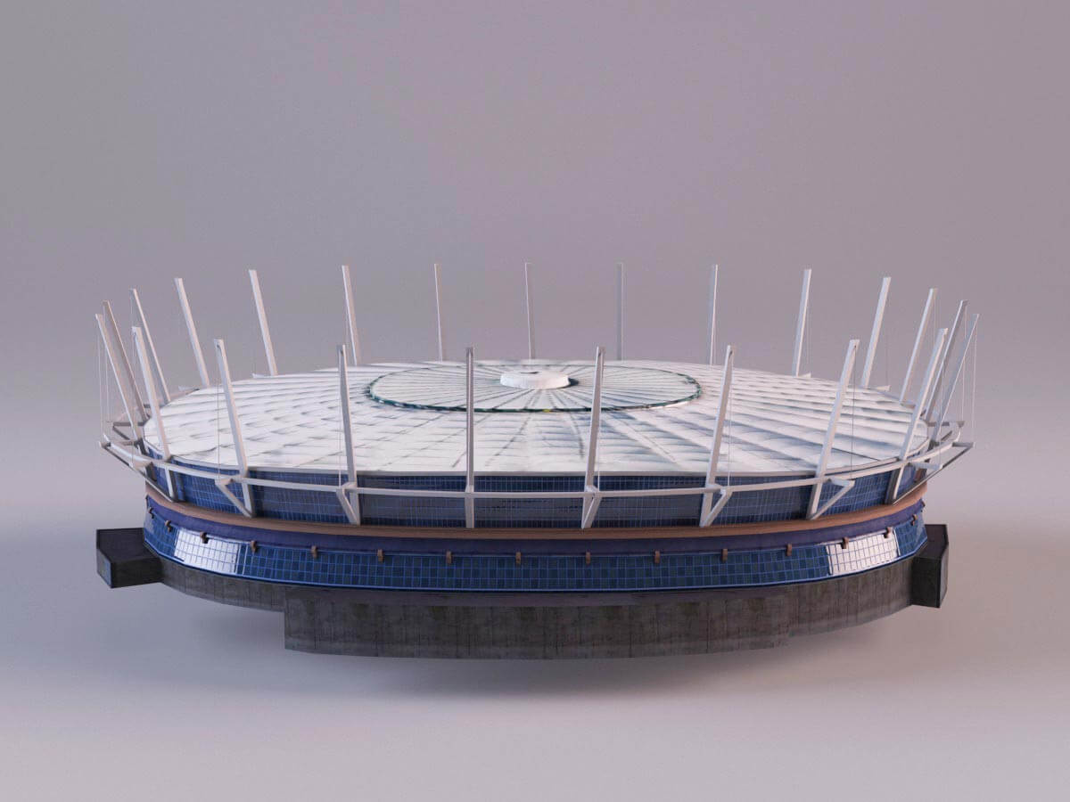 BC-Place Vancouver 3D Model by jk3dstudio