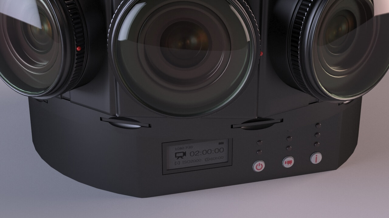 Cinematic VR Camera 360 - 3D Model by jk3dstudio
