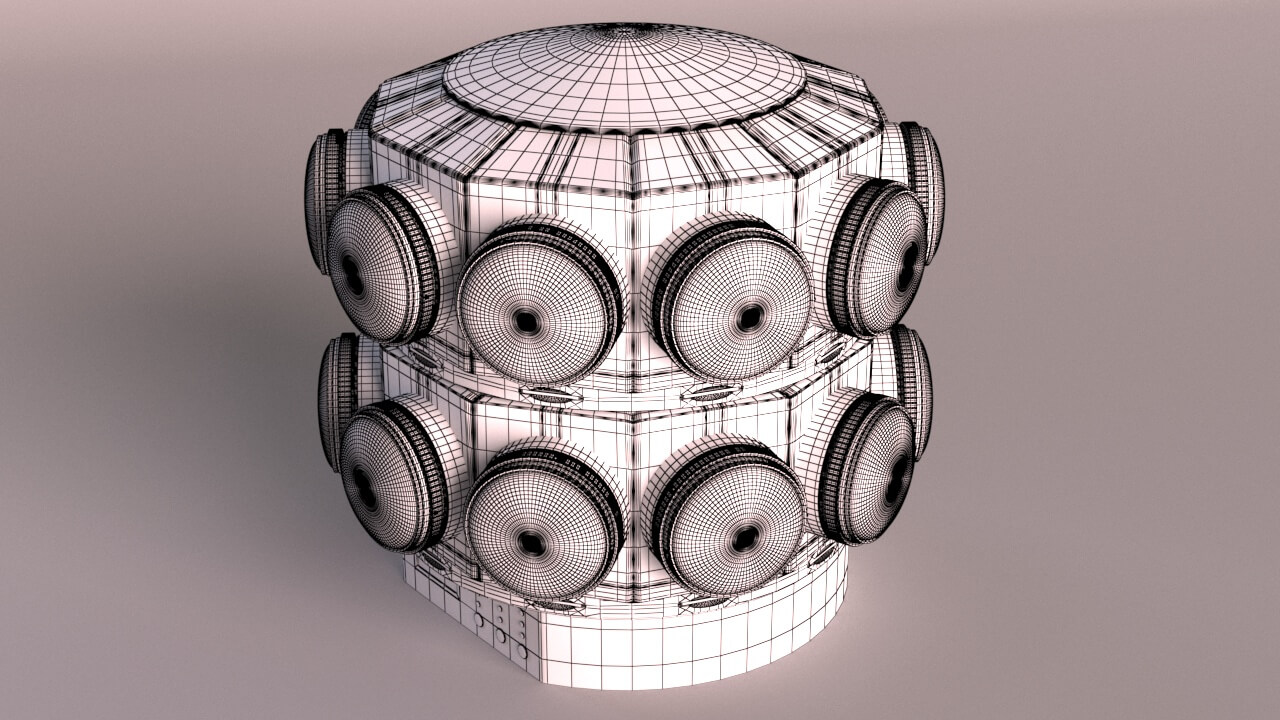 Cinematic VR Camera 360 - 3D Model by jk3dstudio