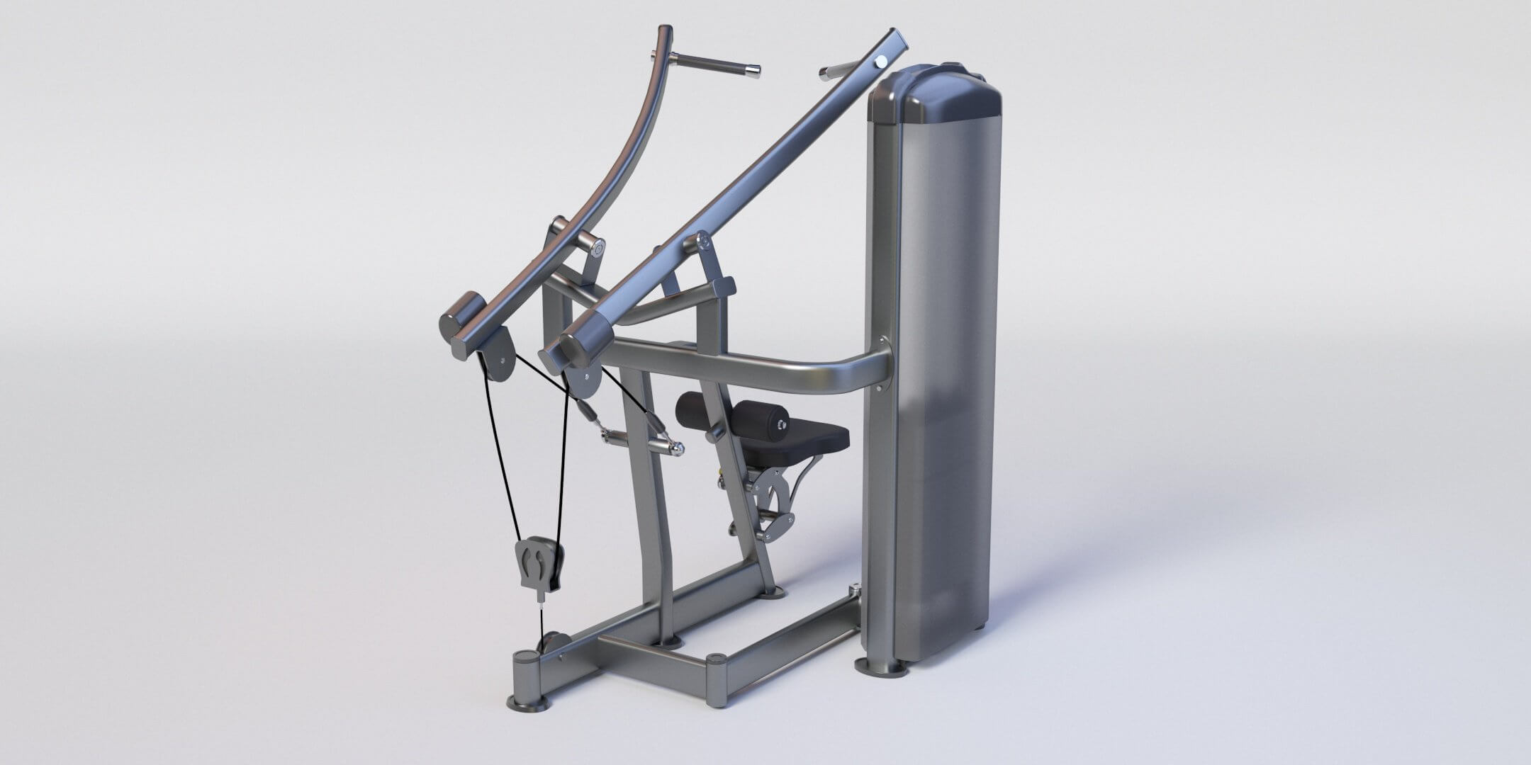 Fuse Xl Lat Pulldown - 3D Model by jk3dstudio