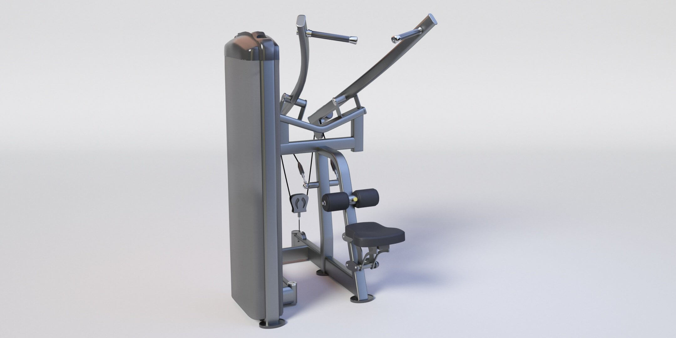 Fuse Xl Lat Pulldown - 3D Model by jk3dstudio