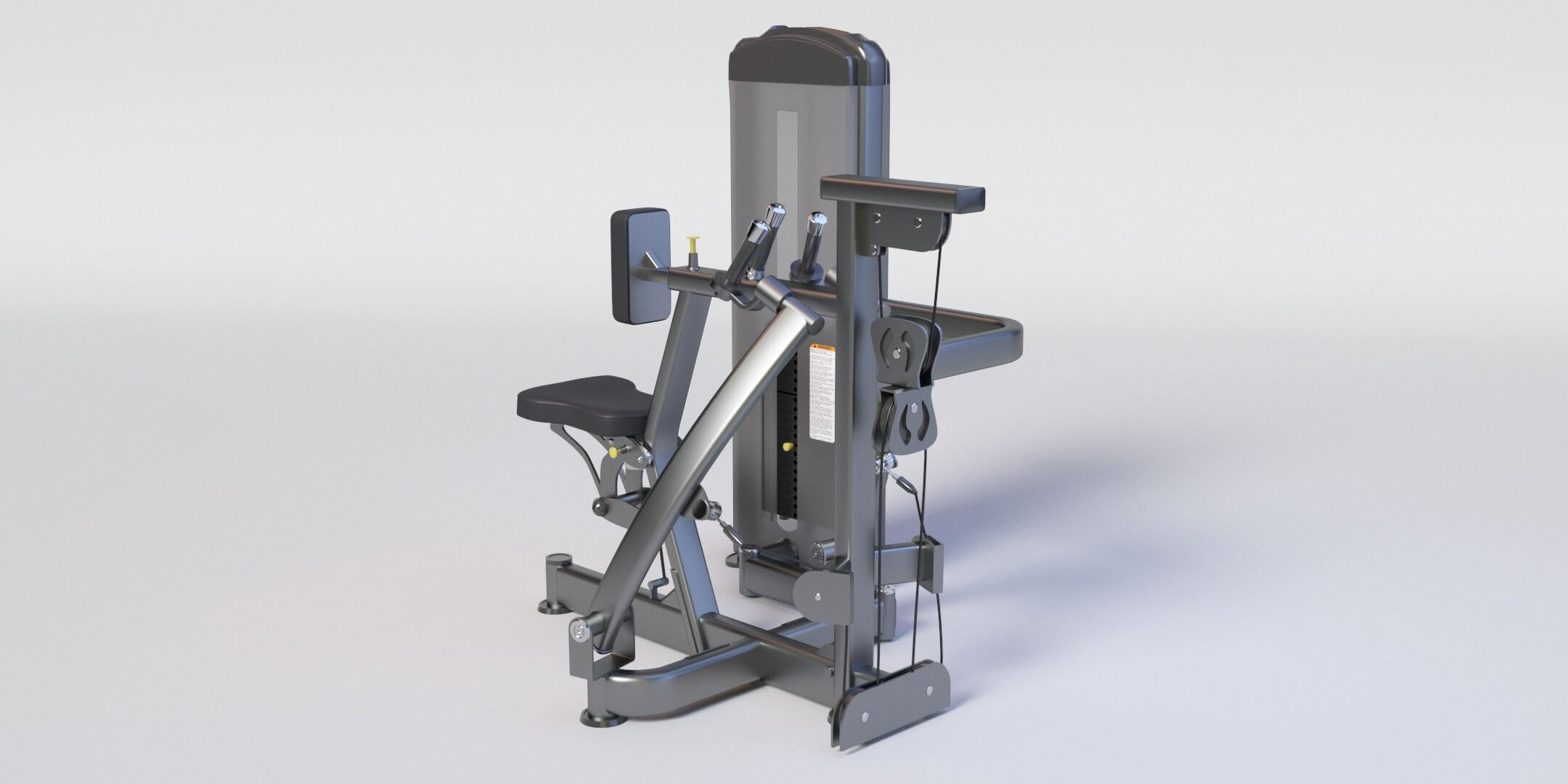 Fuse Xl Seated Row - 3D Model by jk3dstudio