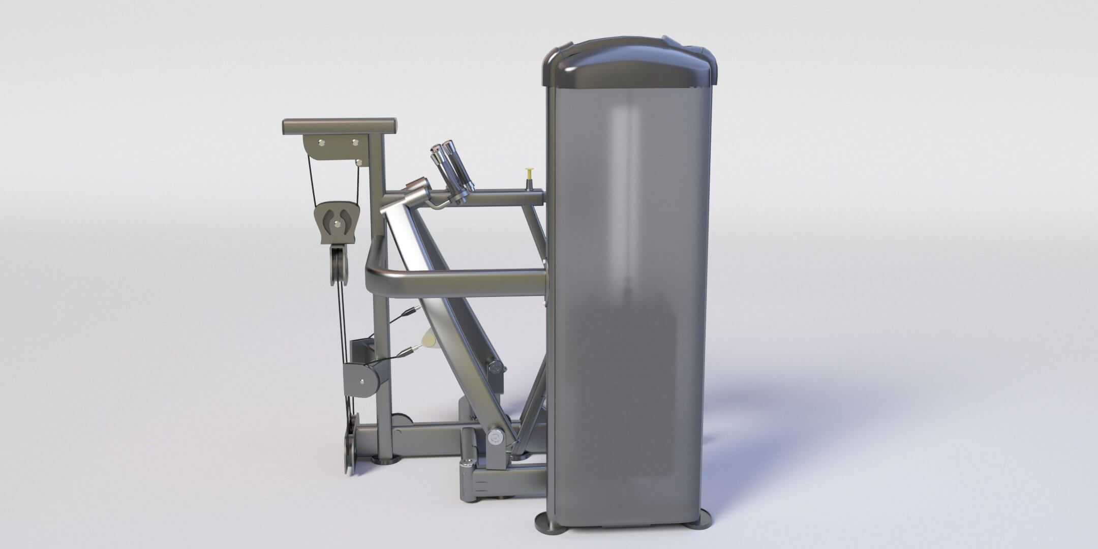 Fuse Xl Seated Row - 3D Model by jk3dstudio