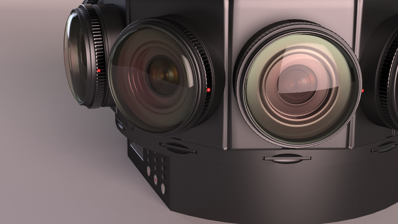 Cinematic VR Camera 360 3D Model 3D Render by jk3dstudio