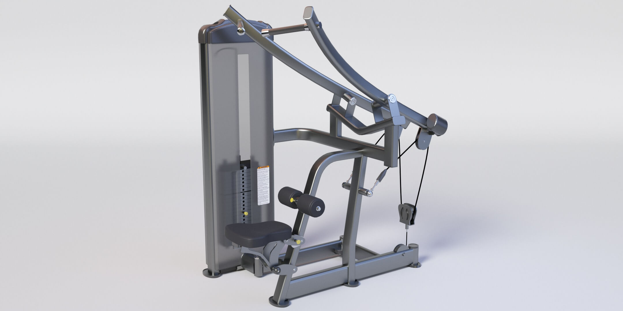 Fuse XL LFuse XL AT Pulldown - 3D Gym Equipment Model 3D Render