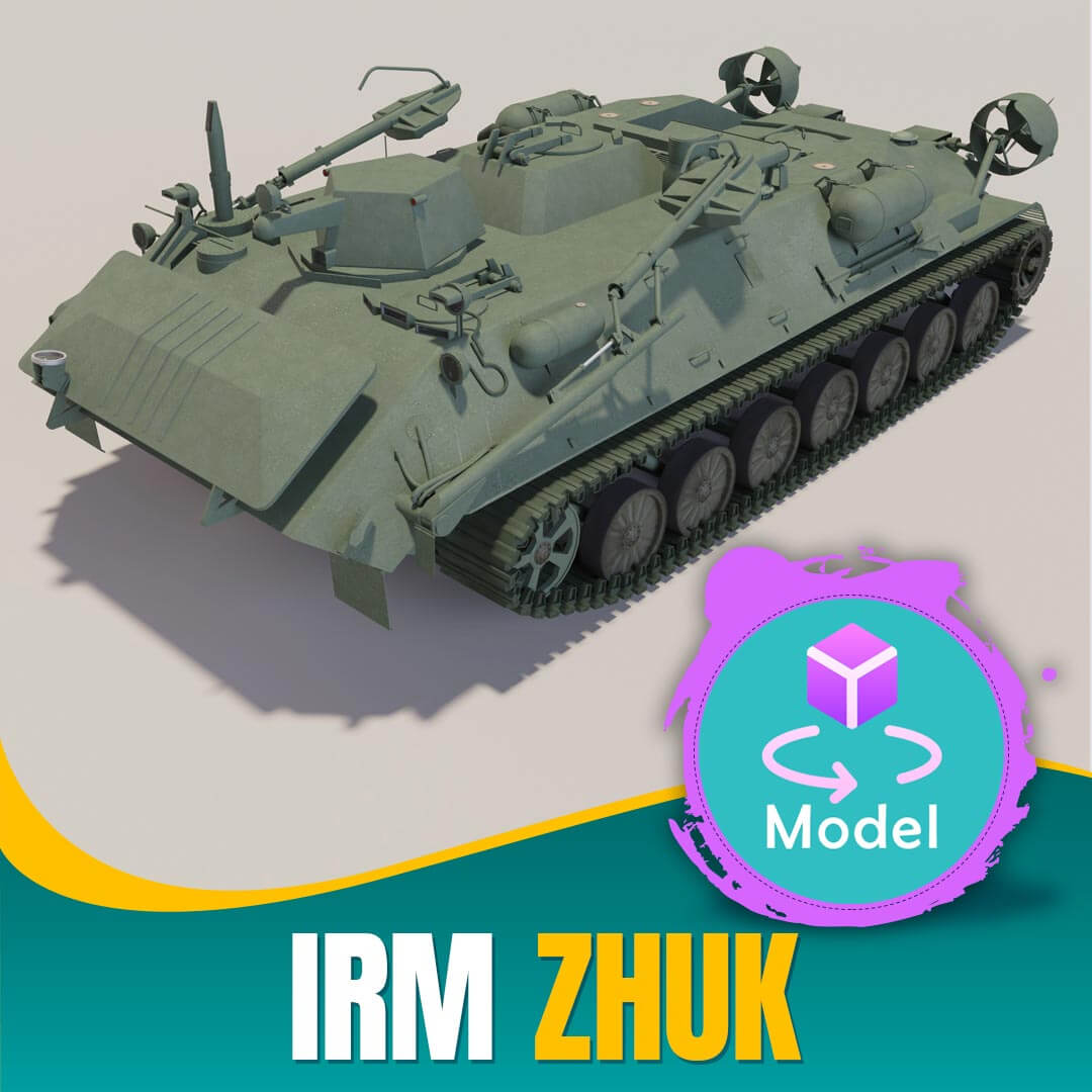 IRM Zhuk 3D Render, Digital Art by jk3dstudio