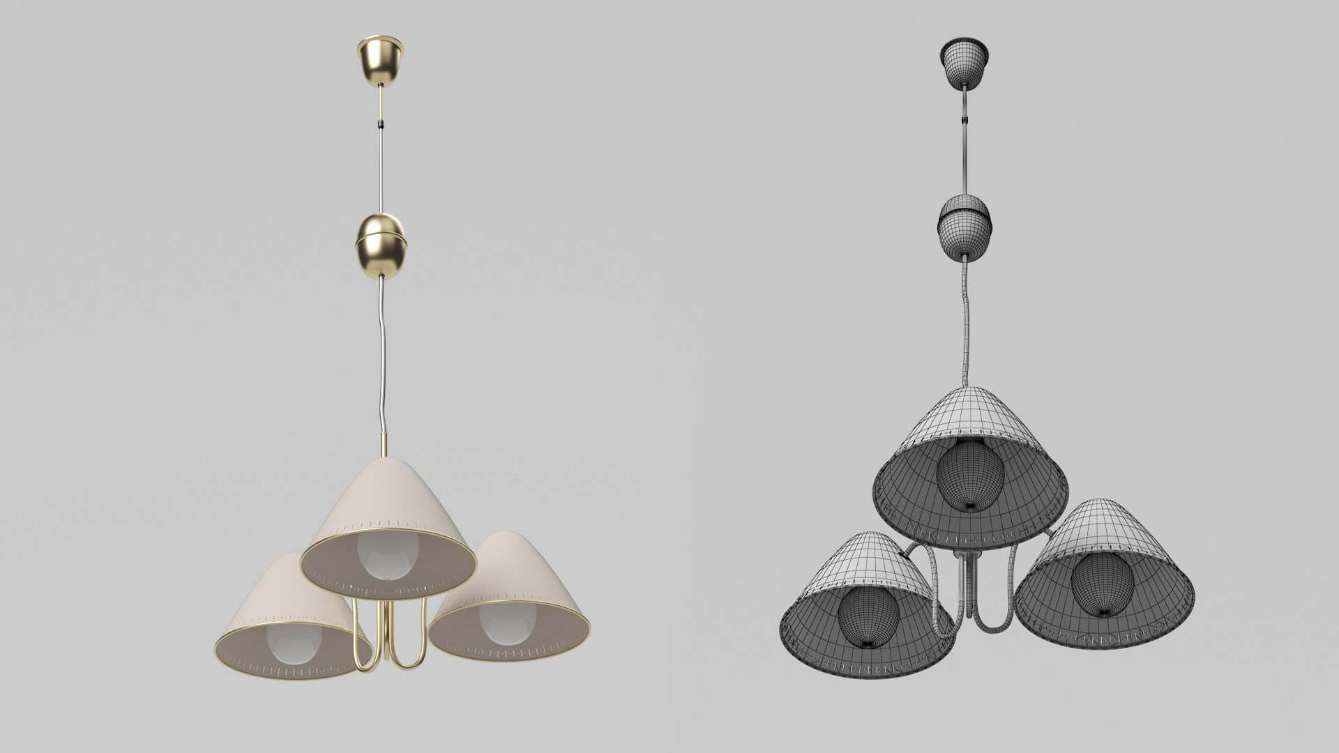 Modern Ceiling Pendant Lights - Premium 3d Model by jk3dstudio
