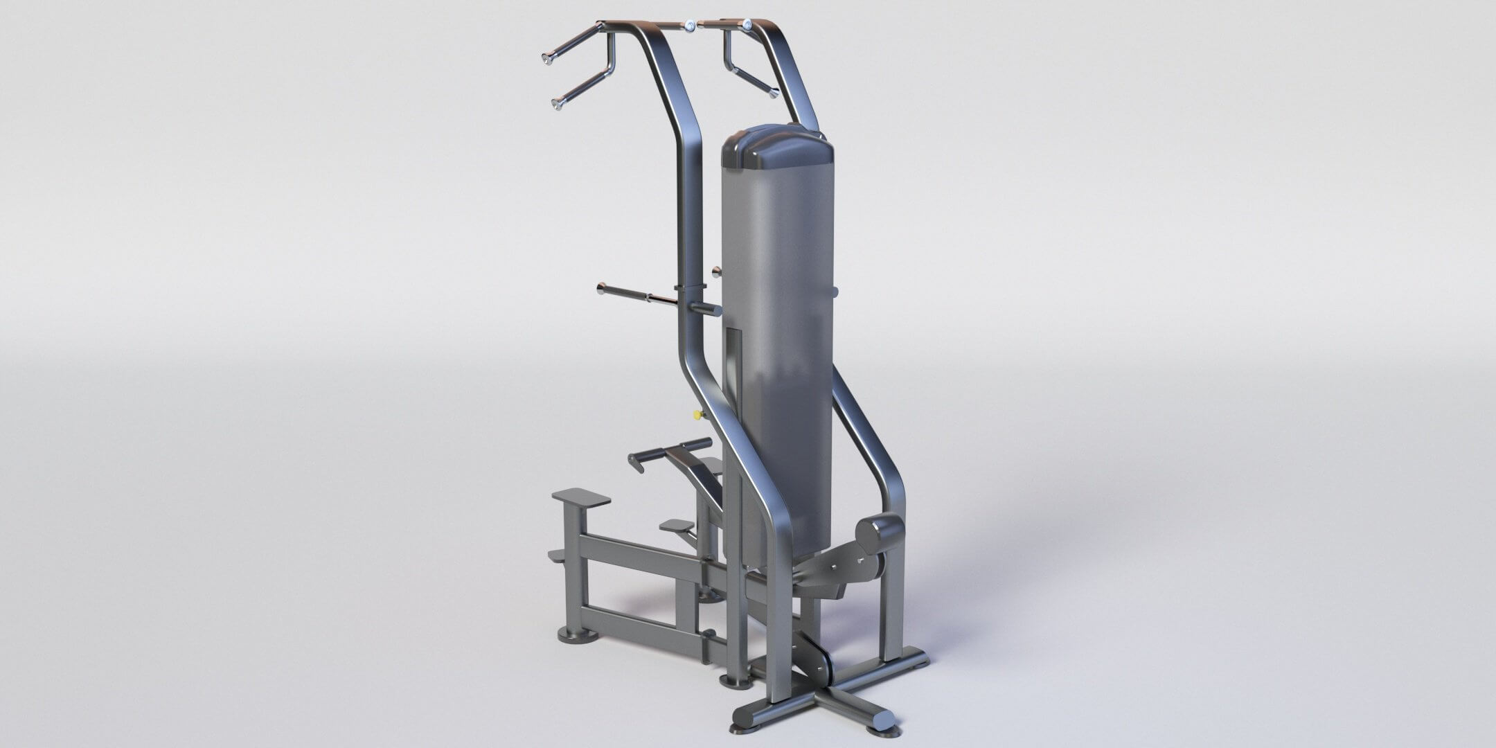 Weight Assisted Chin - Dip 3D Model by jk3dstudio