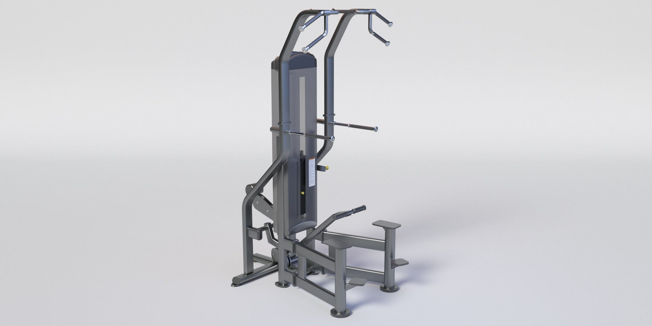 Weight Assisted Chin - Dip 3D Model by jk3dstudio