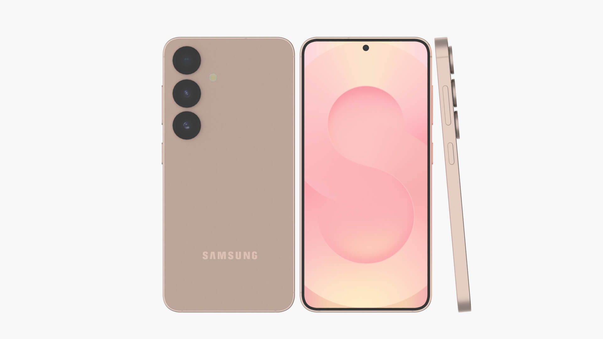 Samsung Galaxy S25 Pinkgold - 3D Model by JNO_Models