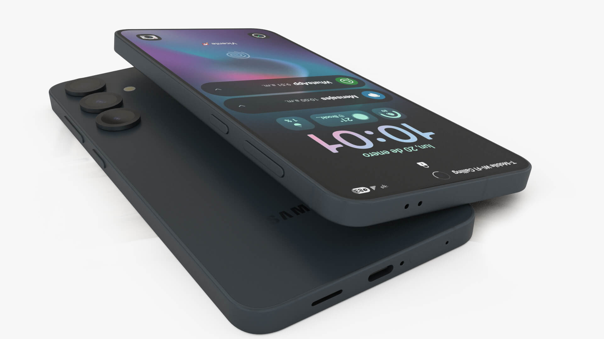 Samsung Galaxy S25 Plus Blueblack - 3D Model by JNO_Models