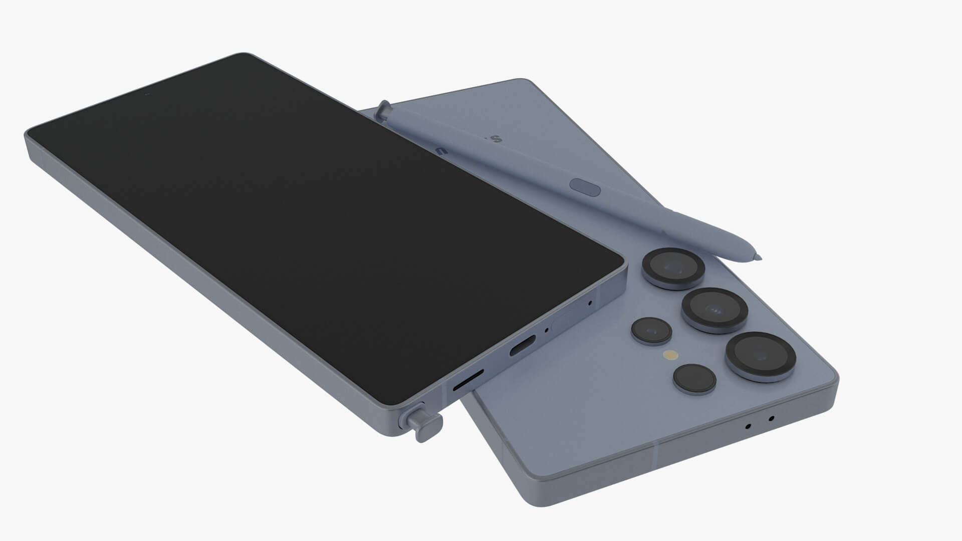 Samsung Galaxy S25 Ultra Titanium Silverblue - 3D Model by JNO_Models