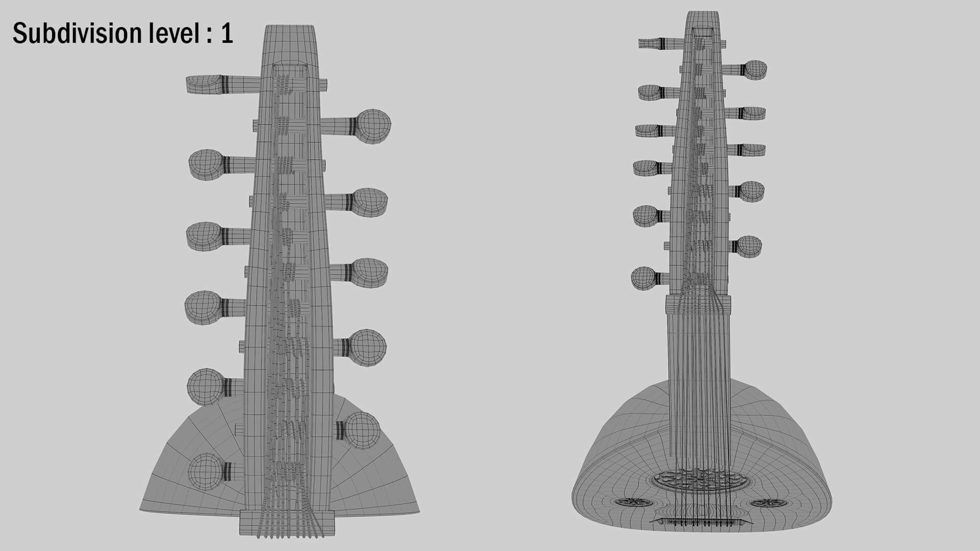 Traditional Oud - 3D Model by JNO_Models